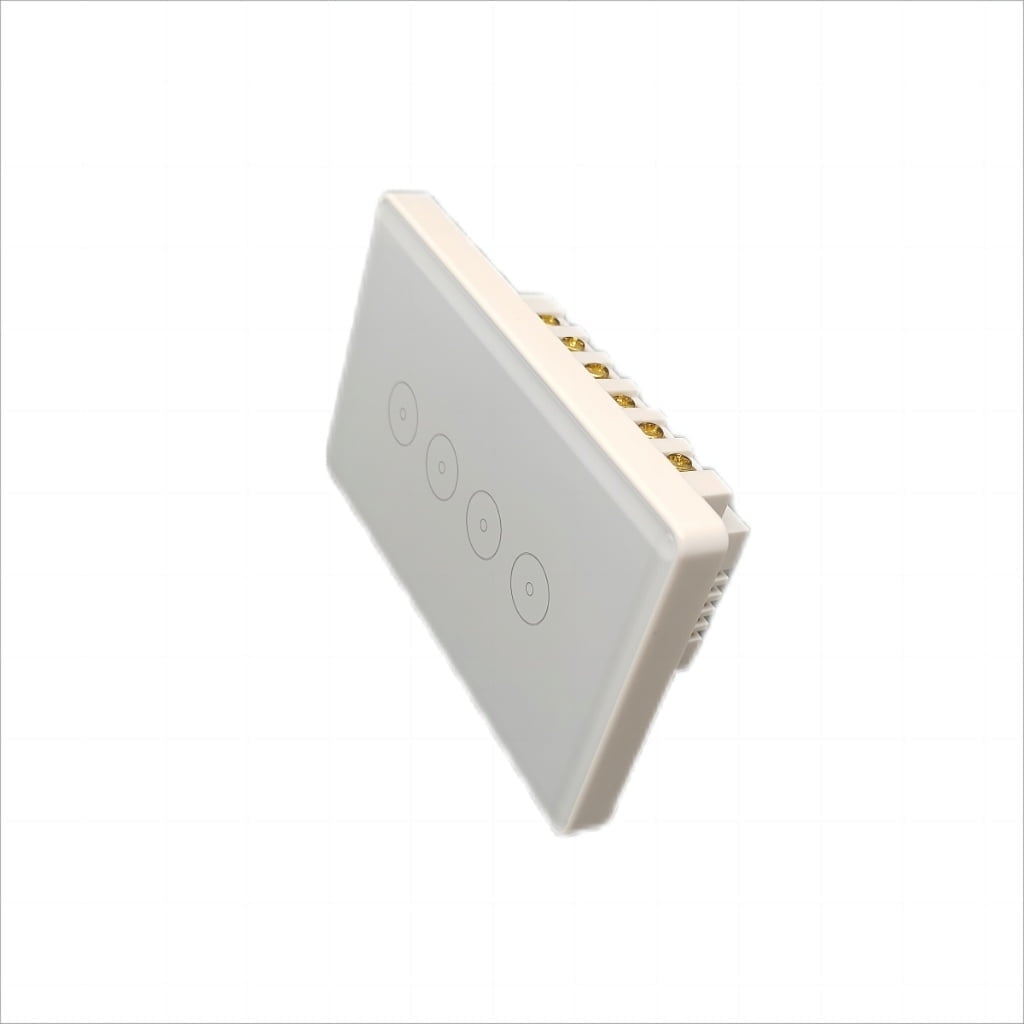 WiFi Smart Wall Touch Light Switch Glass Panel Wireless Remote Control ...