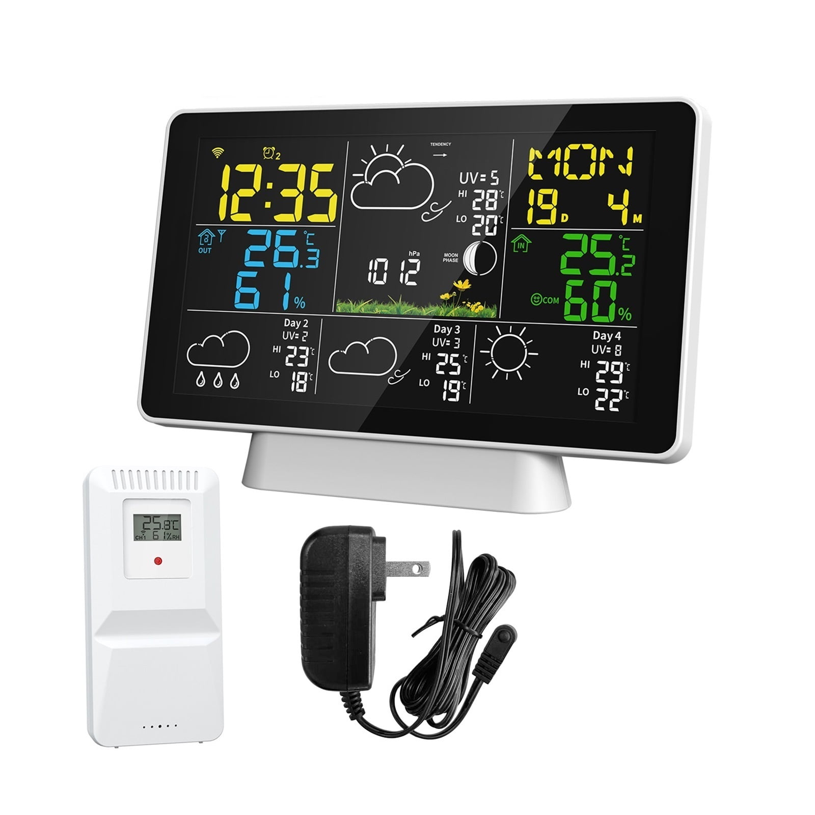 WiFi Smart Weather Station Temperature Humidity Meter Atmospheric ...