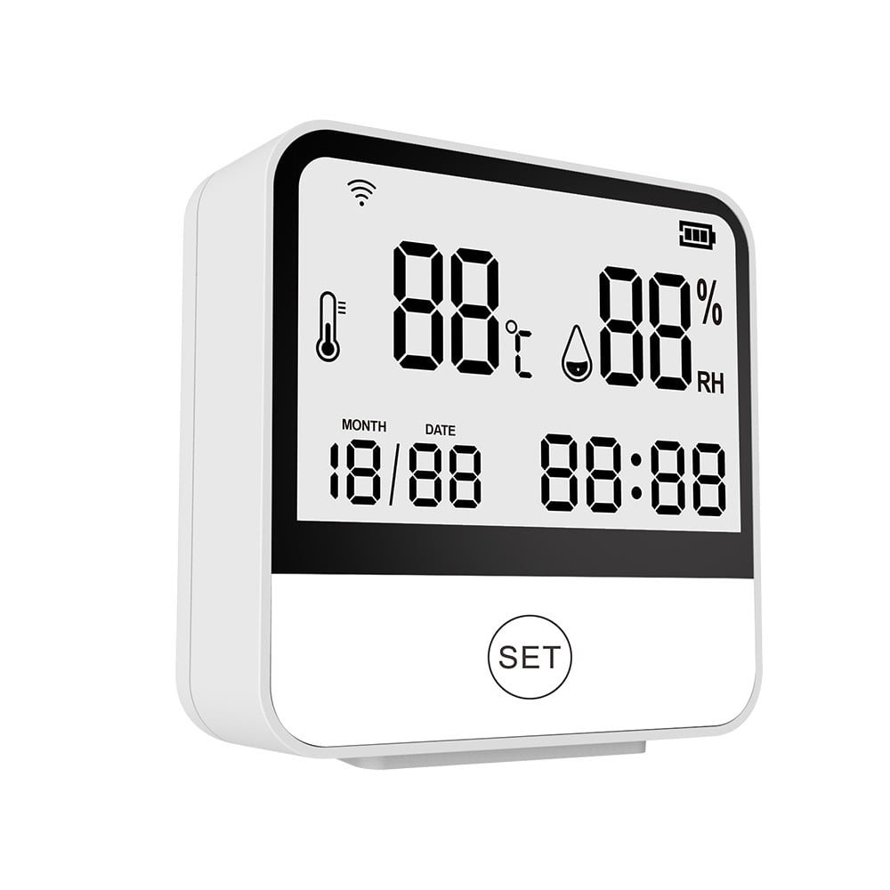 WiFi Temperature Humidity Monitor Smart Temperature & Humidity Sensor ...