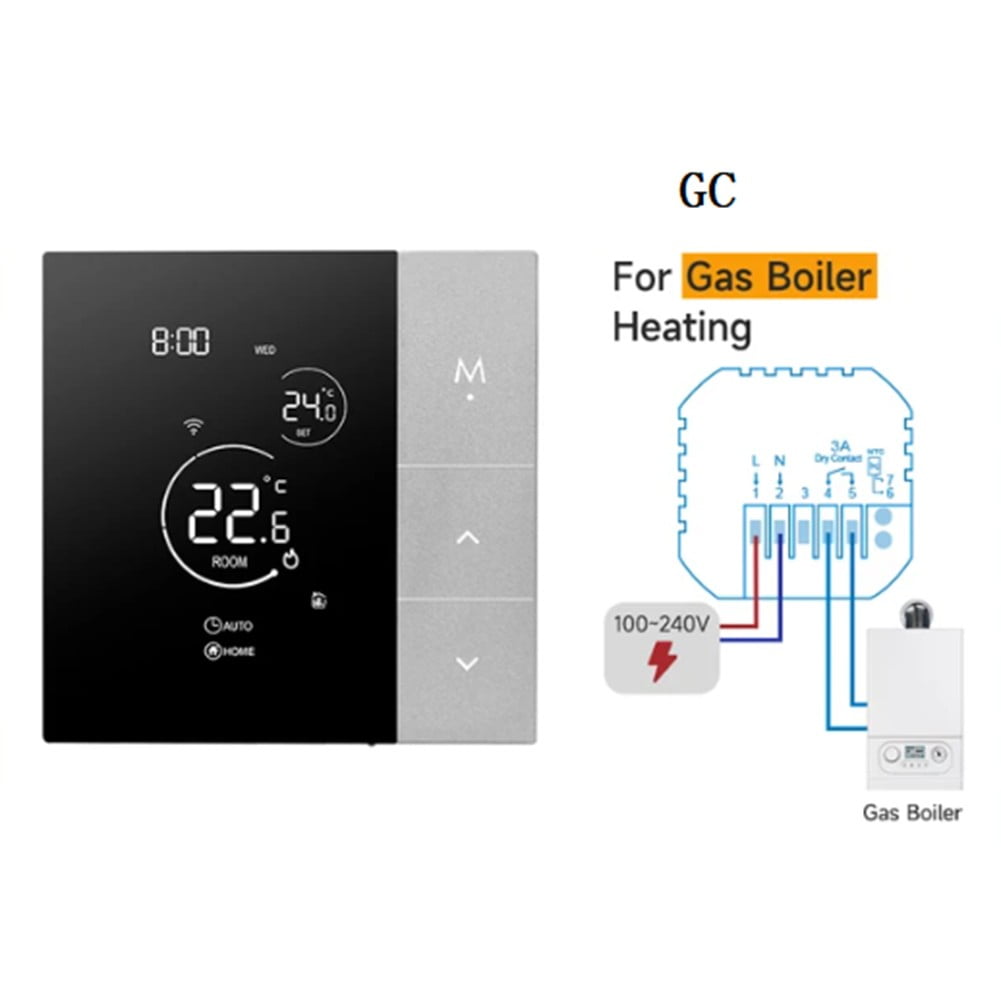 WiFi Thermostat Efficient Temperature Control for Tuya Smart Home Warm Controller - Walmart.com