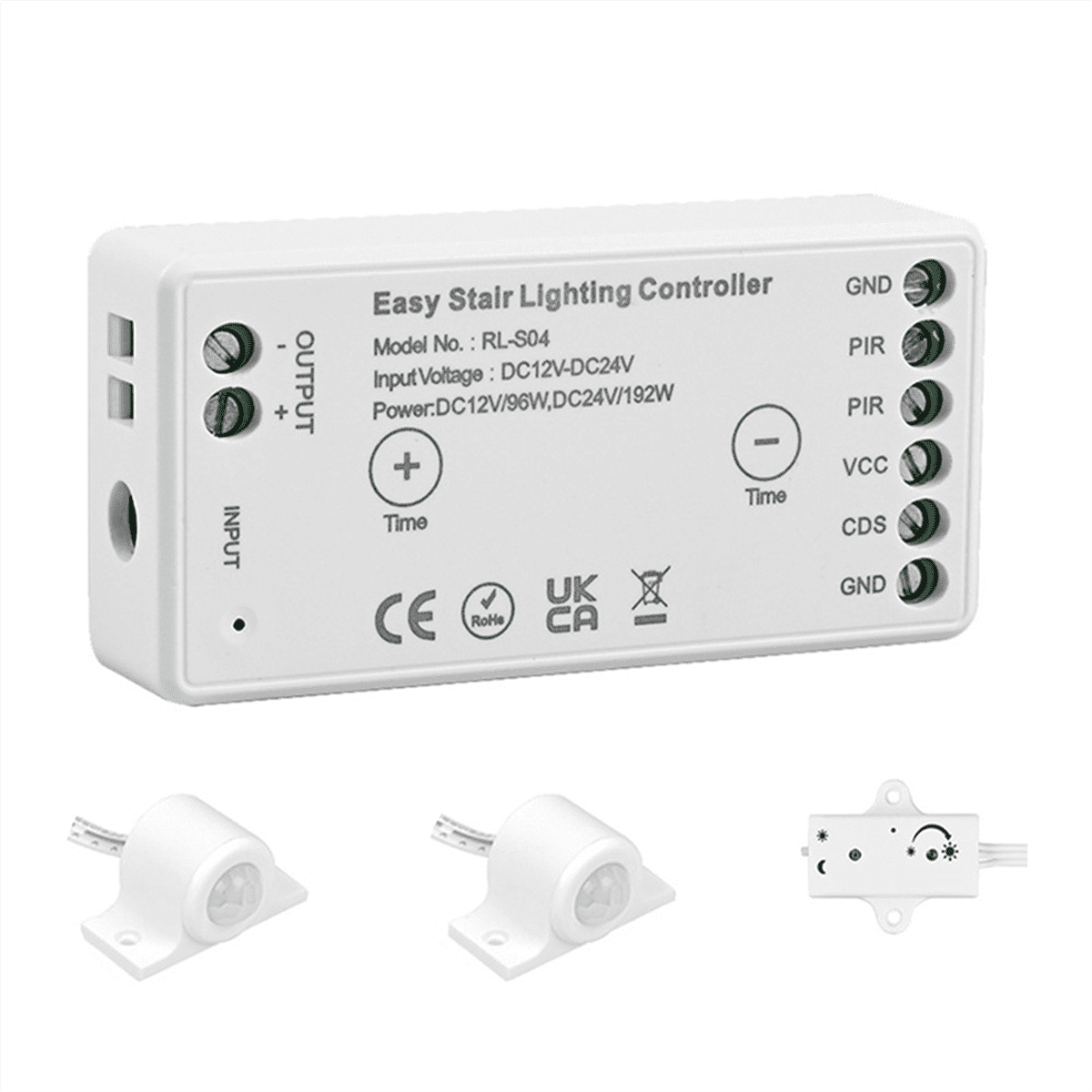 WiFi Tuya APP DC 12V 24V 8A Easy LED Stair Lighting Controller PIR ...