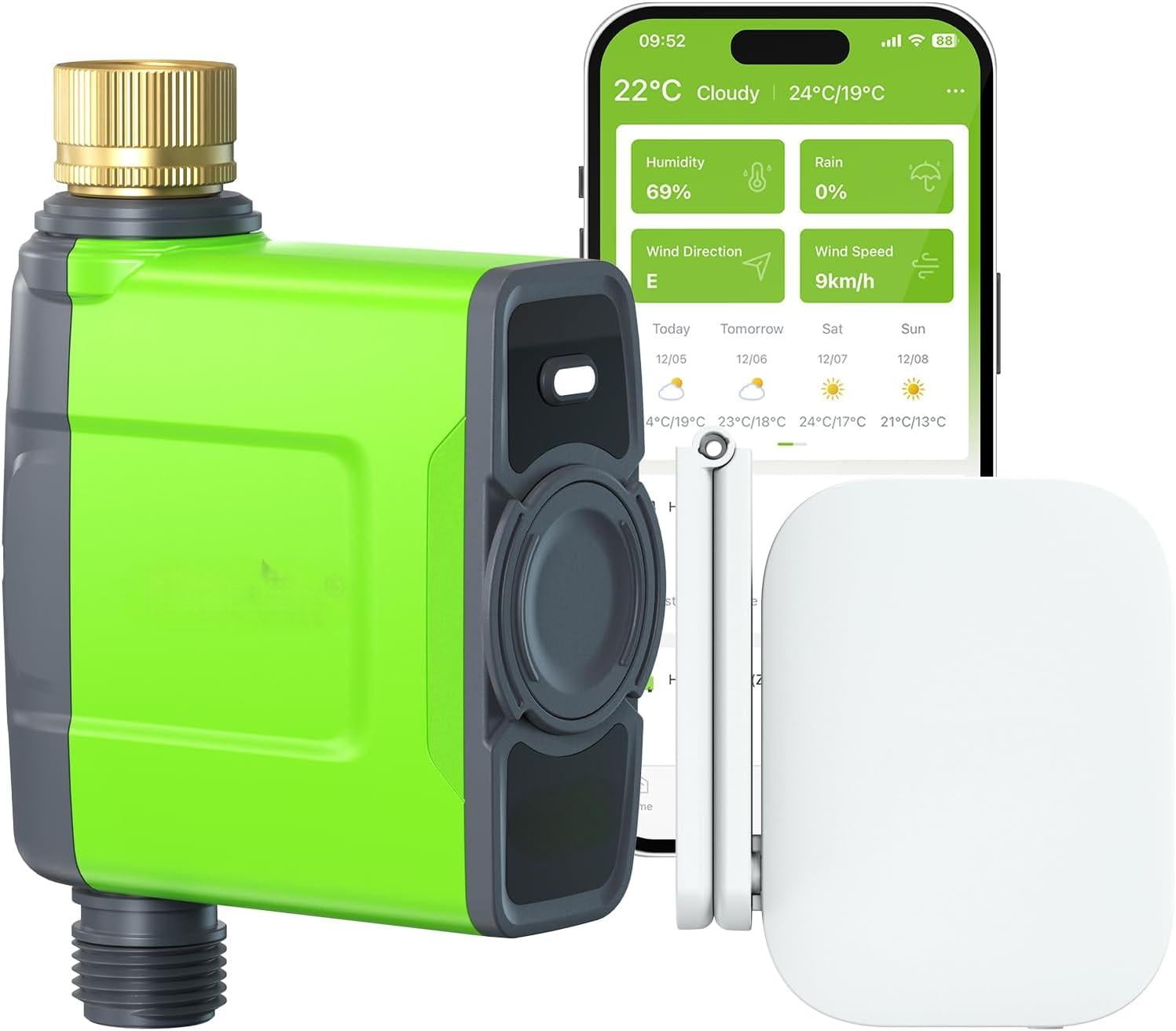 WiFi Water Timer for Garden Hose, Smart Sprinkler Timer with WiFi ...