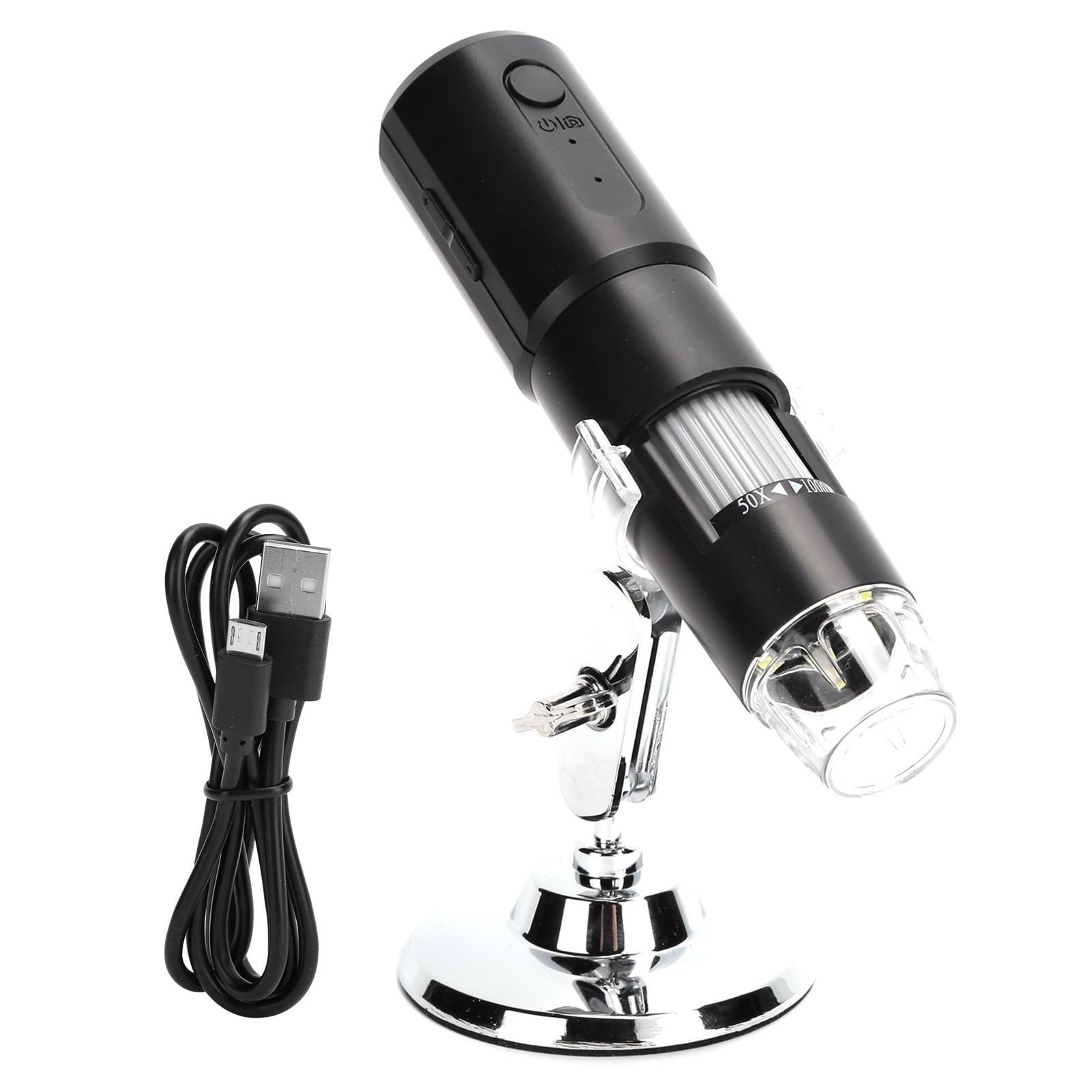 WiFi Wireless Microscope Portable 1000X Zoom Magnification 8 LED ...
