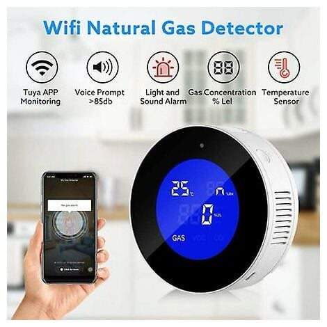 WiFi gas detector; Multi gas sensors; Family safety alarm system; Tuya ...