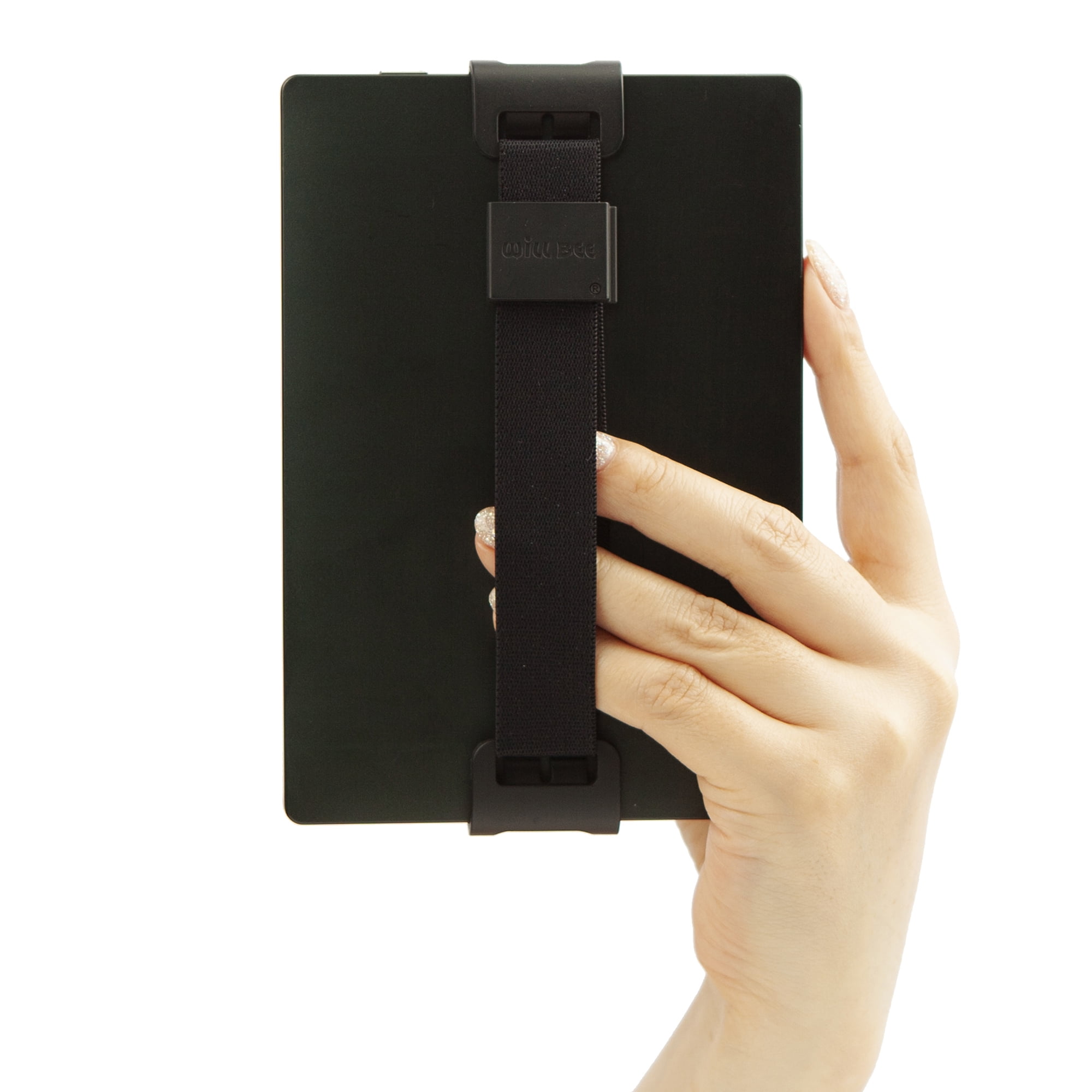 WiLLBee CLIPON BLOCK MINI for Cell Phone Tablet Length Adjustable Strap Hand Grip Finger Holder ...