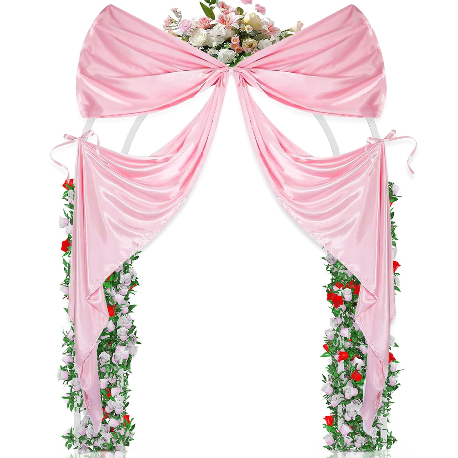 Wibeelee Large Pink Bow for Party Decoration 98.4 x 70.9 Inch Giant ...