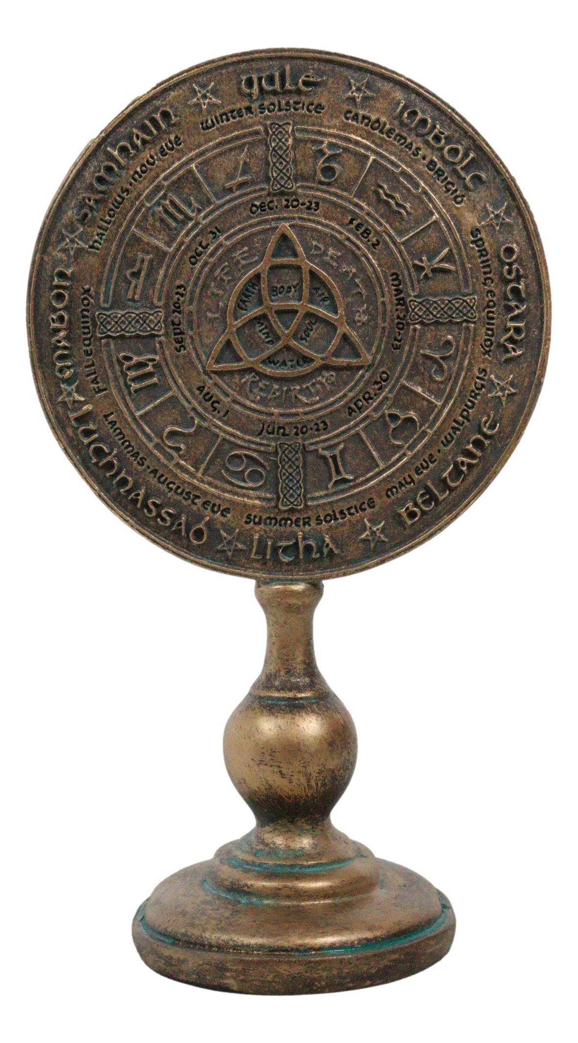 Wicca Celtic Sabbat Rune Triqueta Triquetra Wheel of The Year Desktop ...