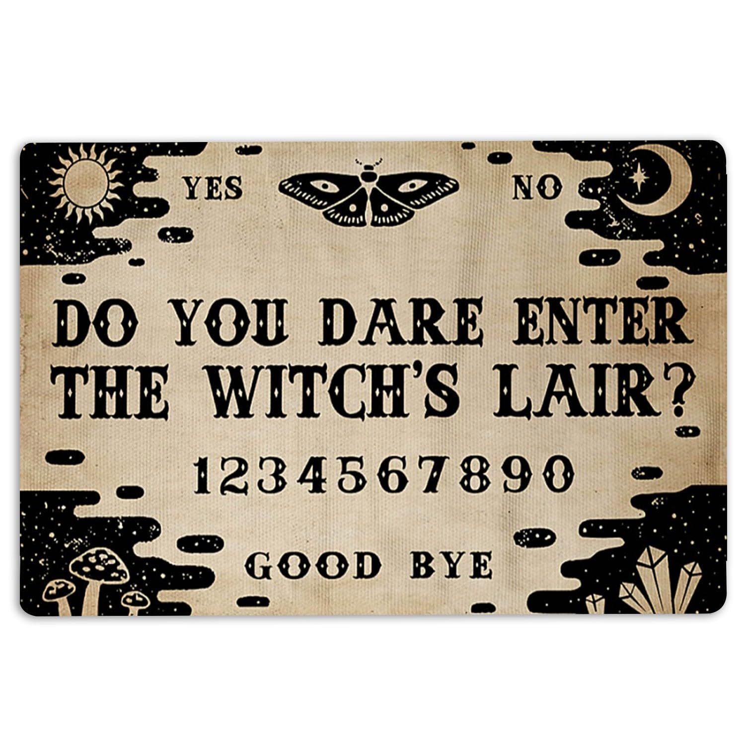 Wicca Door Mat Witch Do You Dare Enter The Witch's Lair? Wicca Wiccan ...