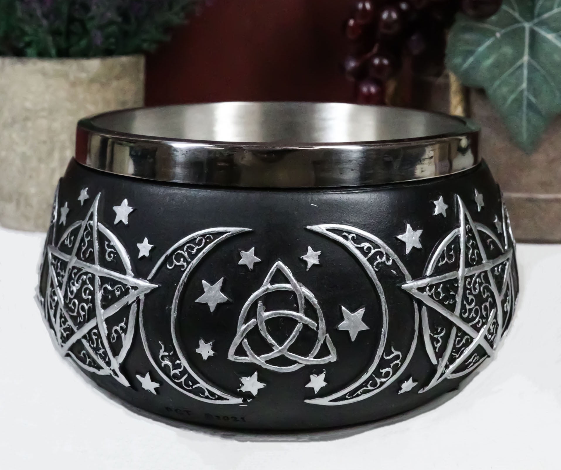 Wicca Metaphysical Triple Moon Celtic Triquetra Symbol Smudging Smudge ...