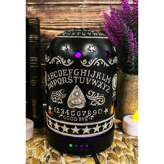 Wicca Occult Ouija Mini Spirit Board Planchette Evil Eye LED Oil ...