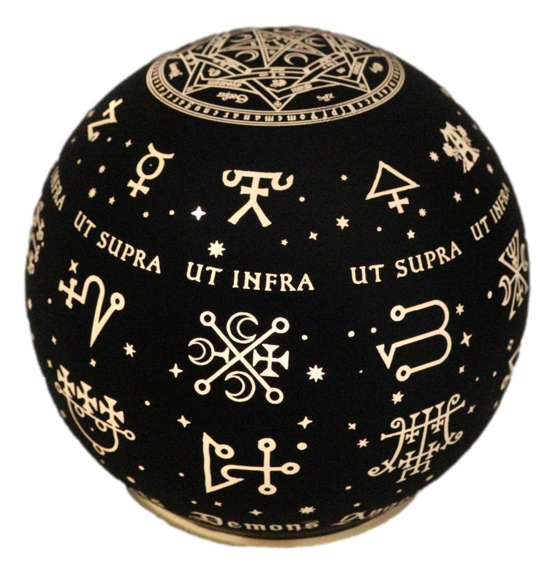 Wicca Occultic Angels And Demons Sigils Of Divine And Demonic LED Globe ...