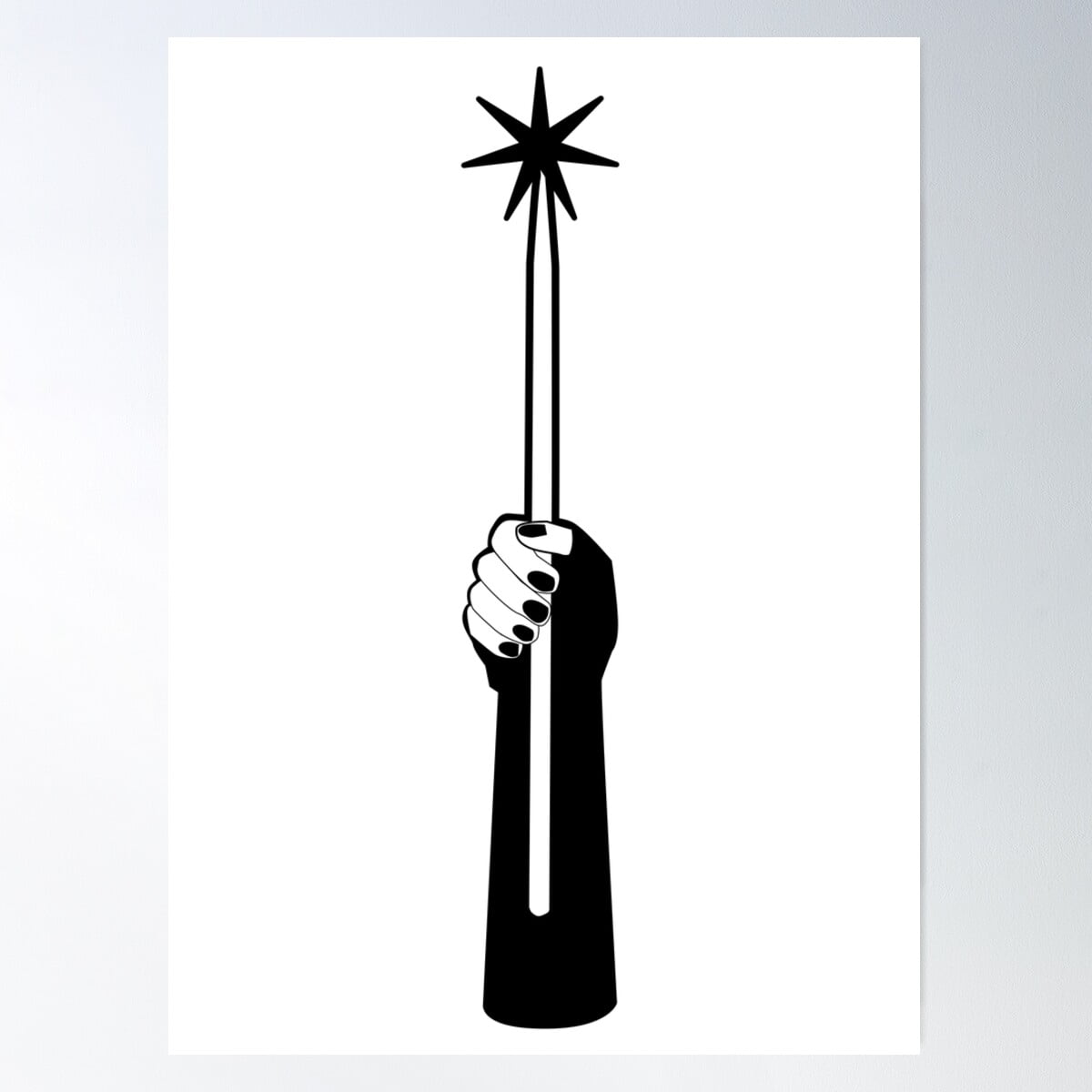 Wicca Poster Wall Art, Modern Wall Decor For Living Room Bedroom, 8x12 ...