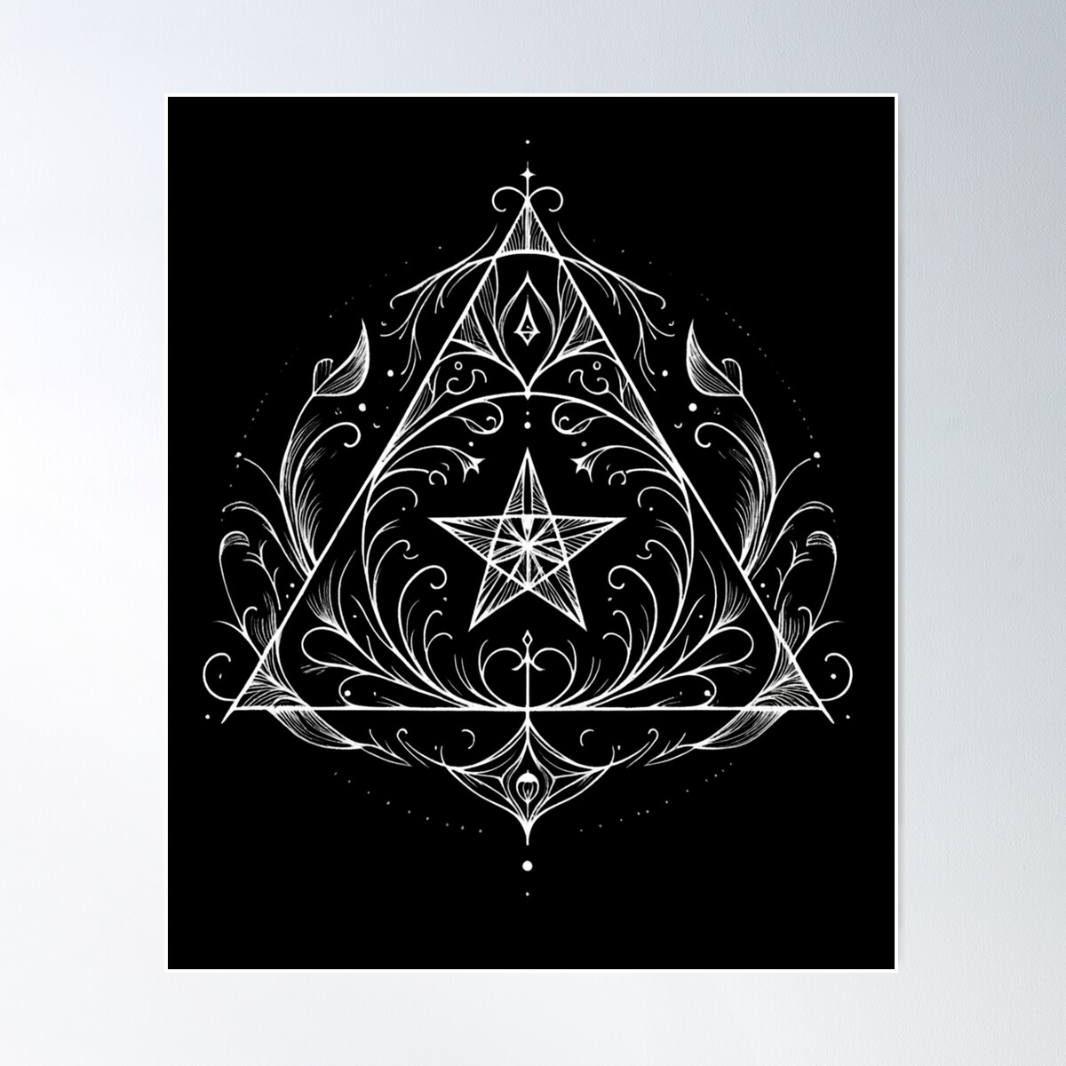 Wicca Slavic Witchcraft Poster Wall Art, Modern Wall Decor For Living ...