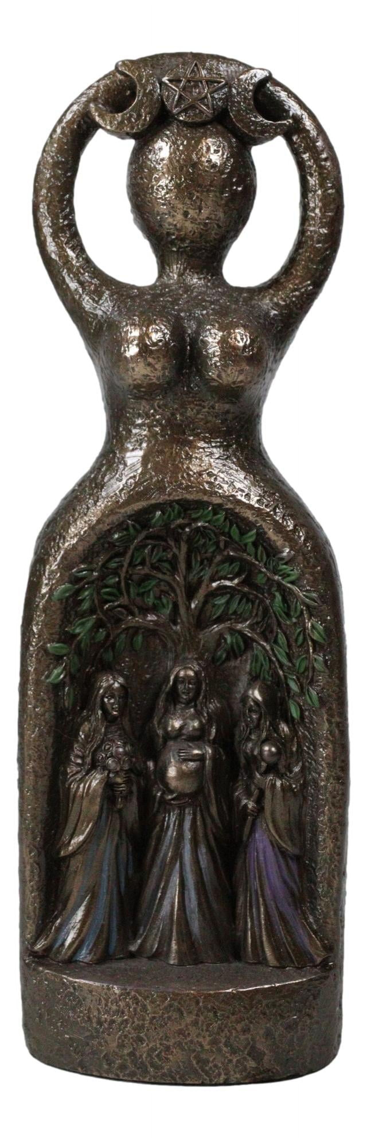 Wicca Spiral Triple Moon Goddess Mother Maiden Crone Tree Of Life ...