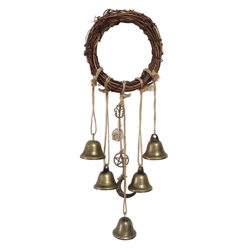 Wiccan Bell Wind Chimes Witch Wind Chimes Door Hanger Hanging Witch ...
