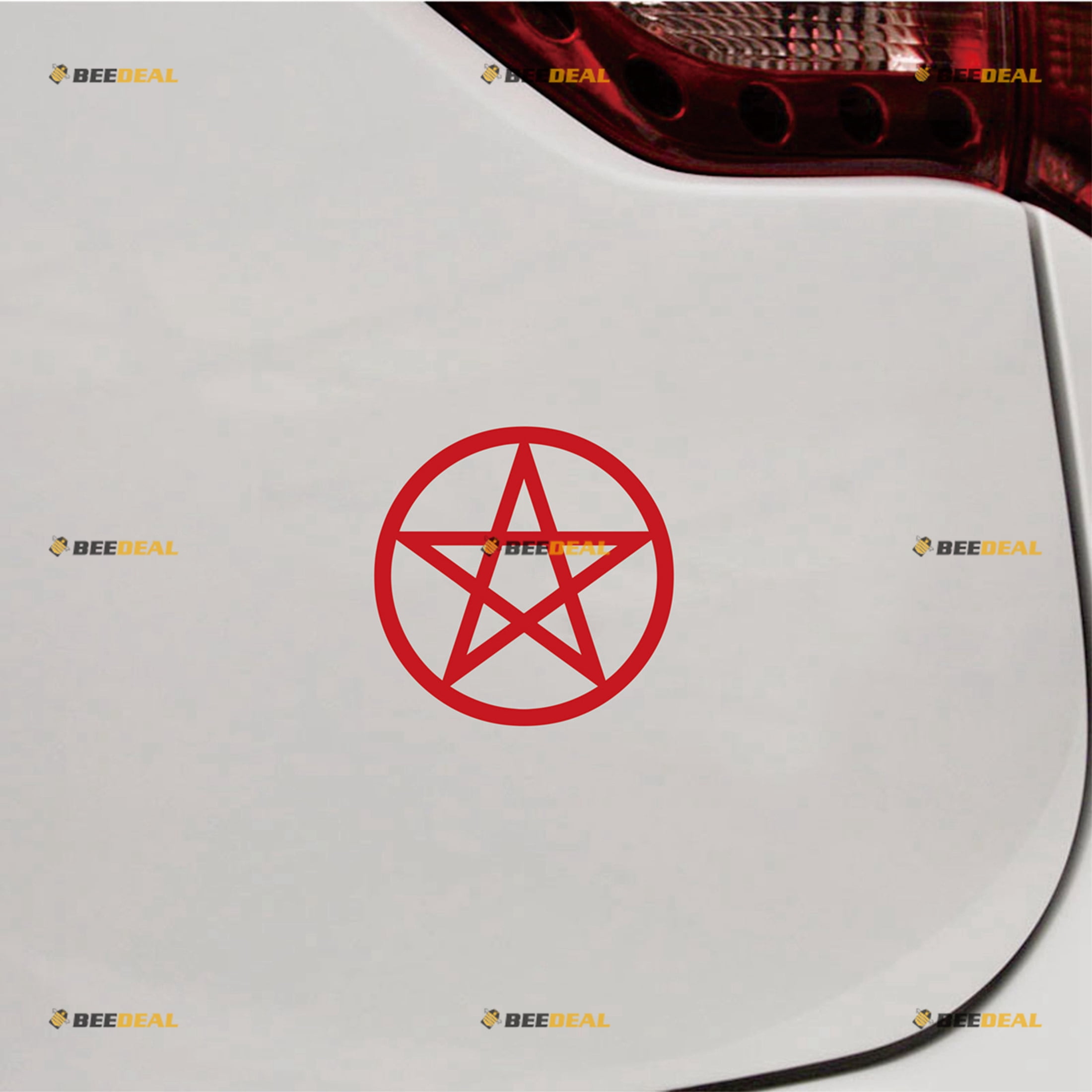 Wiccan Pagan Pentagram Pentacle Circles Sticker Decal Vinyl - 2 Pack ...