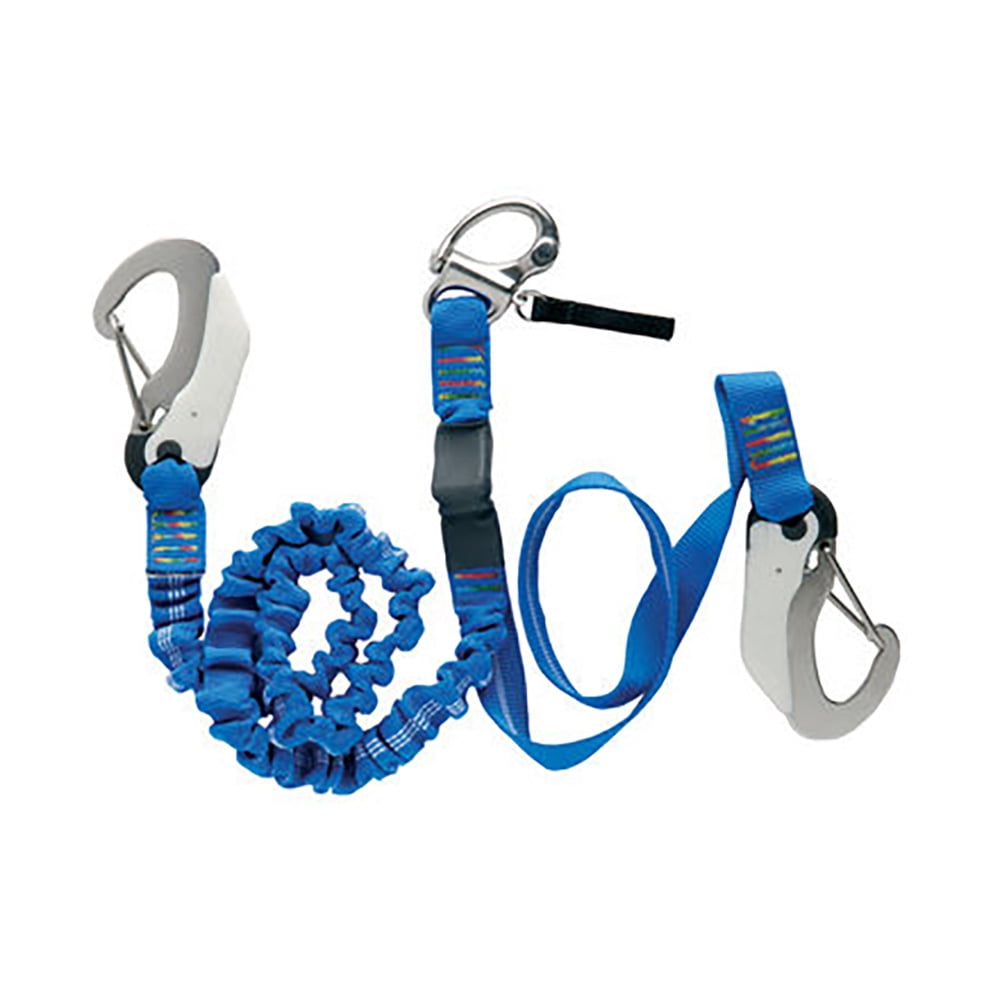 Wichard Double Releasable Elastic Tether Fixed Line w/3 Hooks [07008 ...