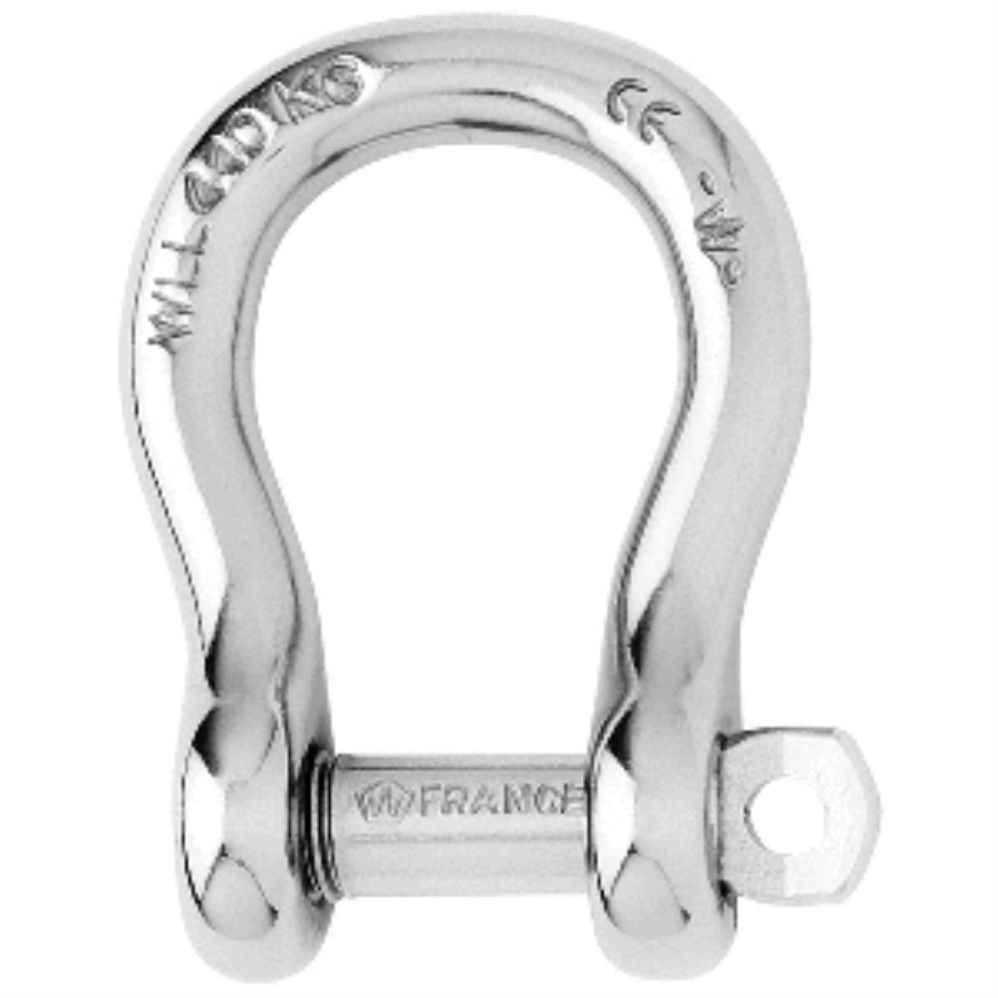 Wichard Stainless Steel Captive Pin Bow Shackle With Self-Locking Pin ...