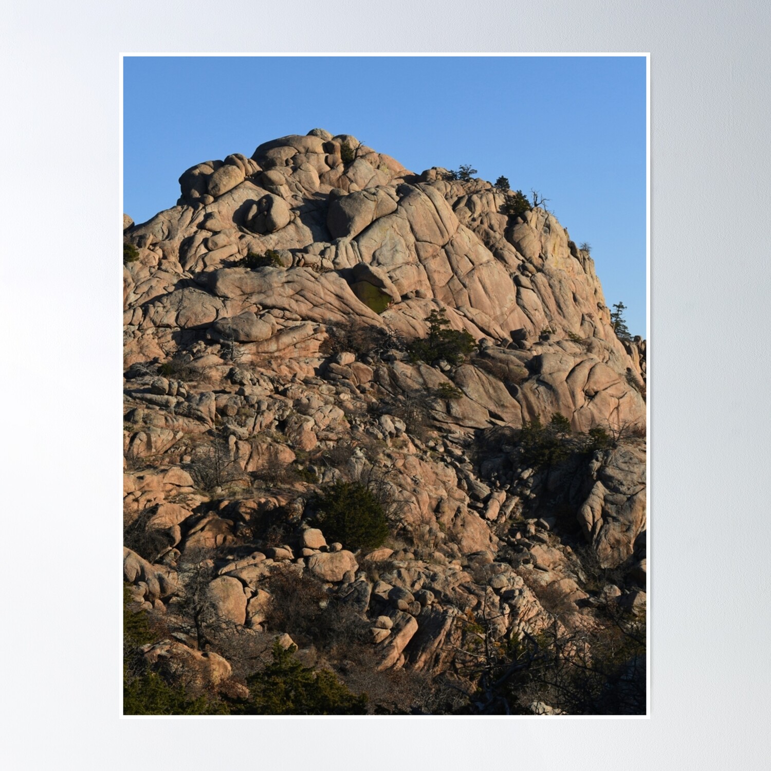 Wichita Mountains Nwr Poster Wall Art, Modern Wall Decor, 8x12 UNFRAMED ...