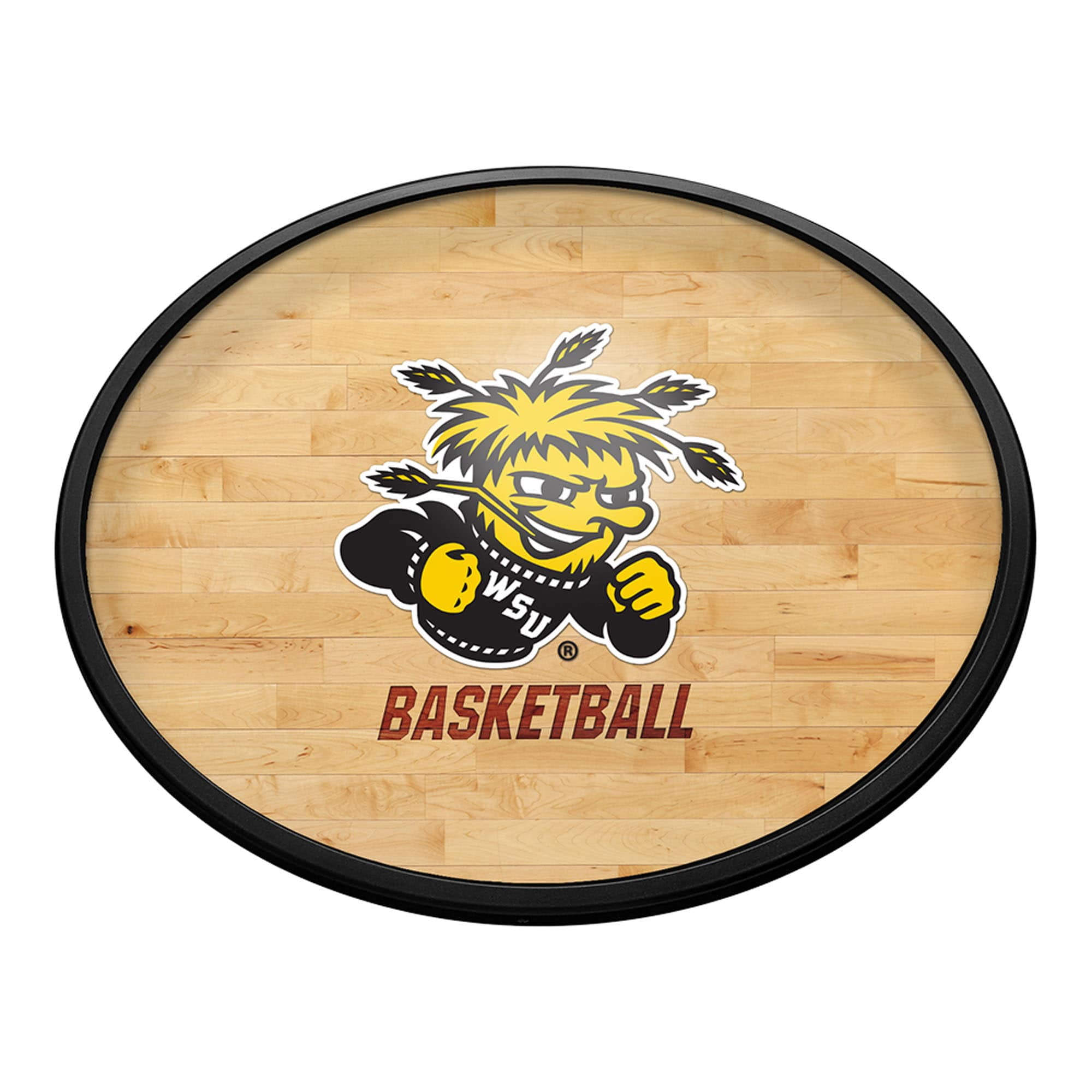 Wichita State Shockers 18'' x 14'' Basketball Slimline Illuminated Wall ...