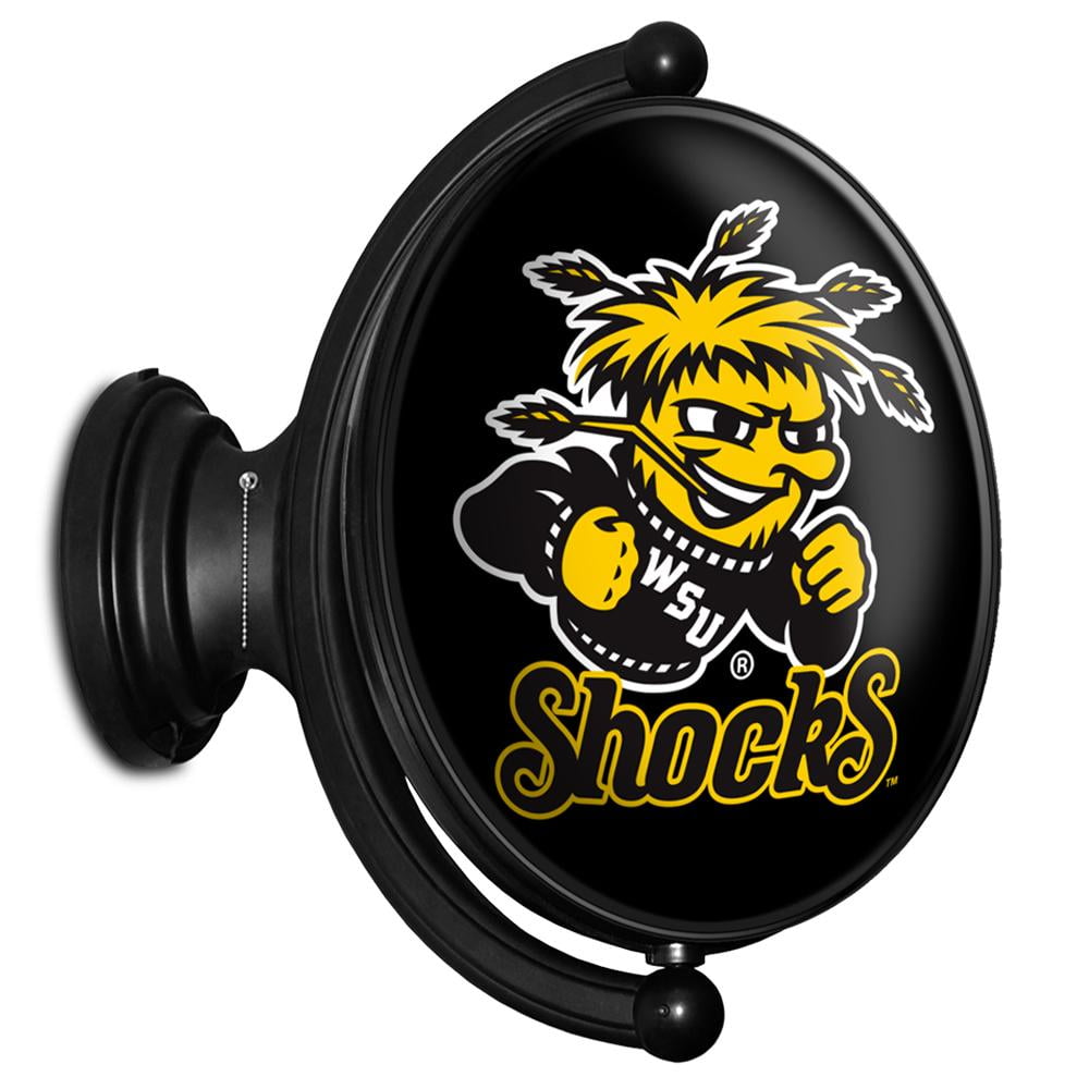 Wichita State Shockers 23'' x 21'' Mascot Illuminated Rotating Wall ...