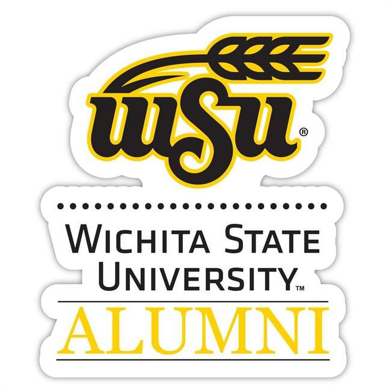 Wichita State Shockers 4 in. Laser Cut Alumni Vinyl Decal Sticker ...