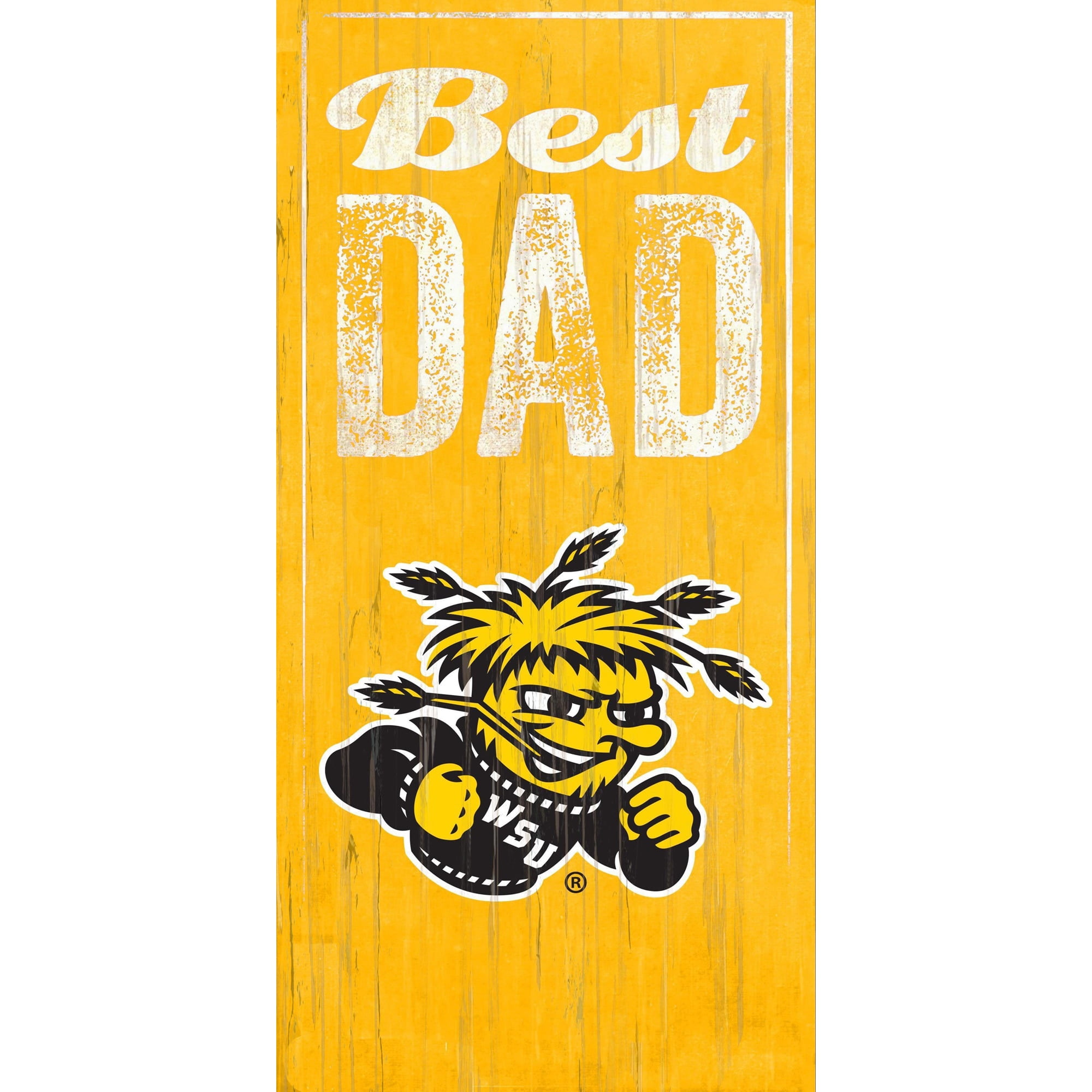 Wichita State Shockers 6'' x 12'' Best Dad Sign - Walmart.com