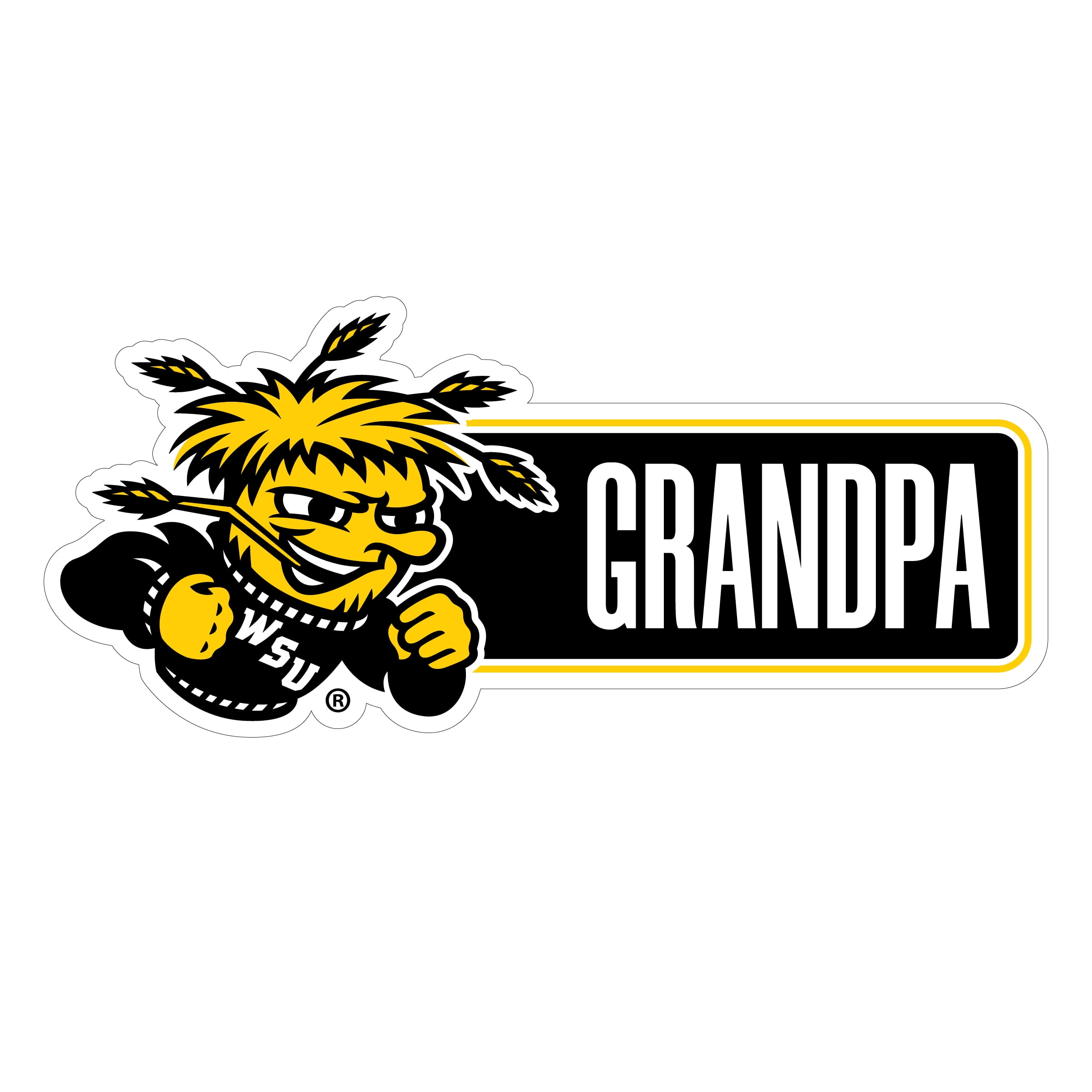 Wichita State Shockers Proud Grandma Die Cut Decal Officially Licensed ...