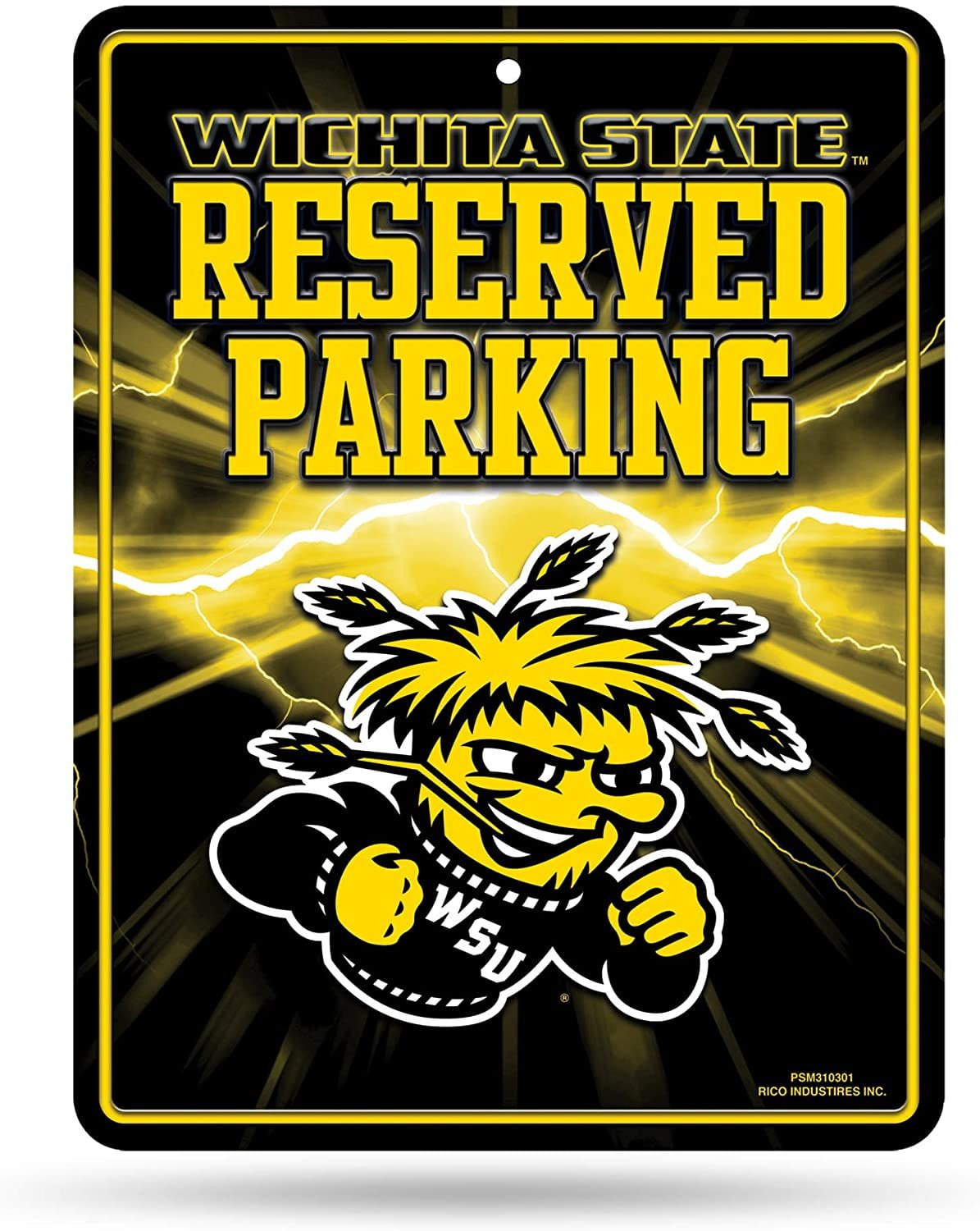 Wichita State University Shockers Metal Parking Sign - Walmart.com