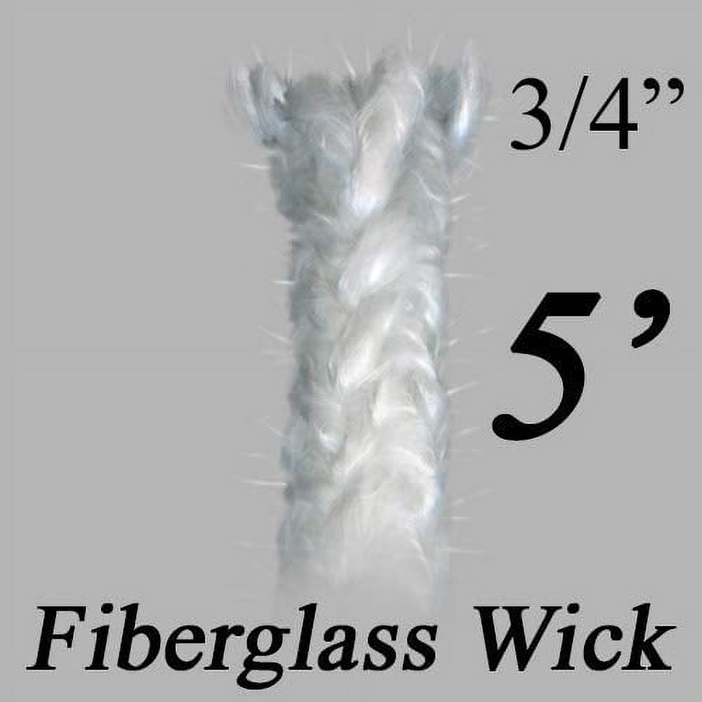 Wick It Up with US 3/4 Inch Round Fiberglass Wick Five Feet Kerosene ...