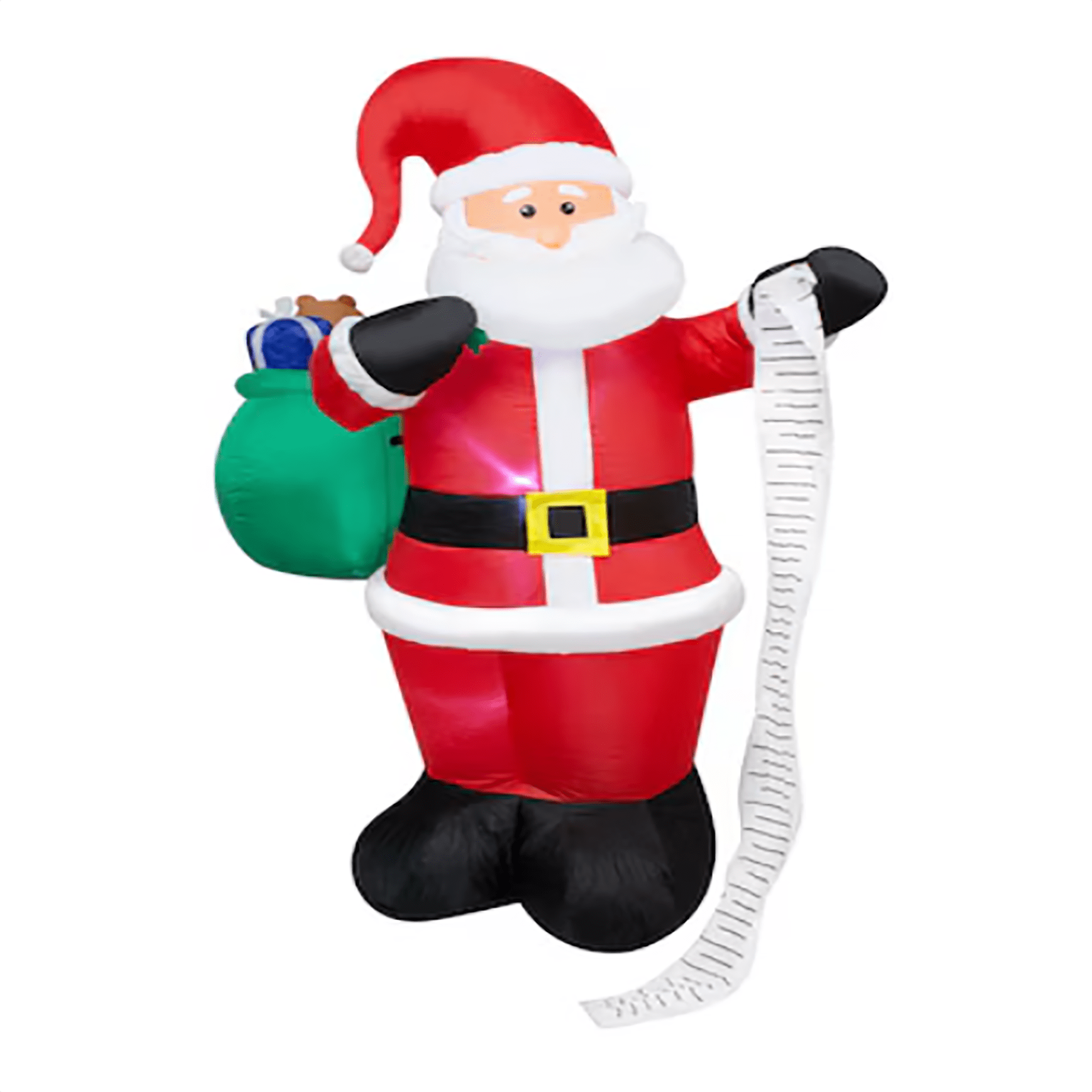 Wick's Outdoor Living Inflatable 6FT Santa Claus Yard Decoration with ...