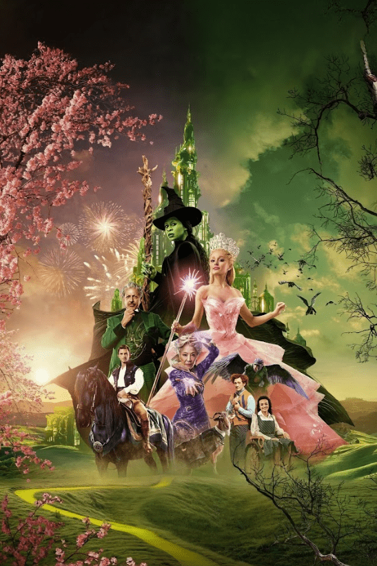 Wicked 2024 Movie Poster 24x36 - Broadway Musical Fantasy Drama Iconic ...
