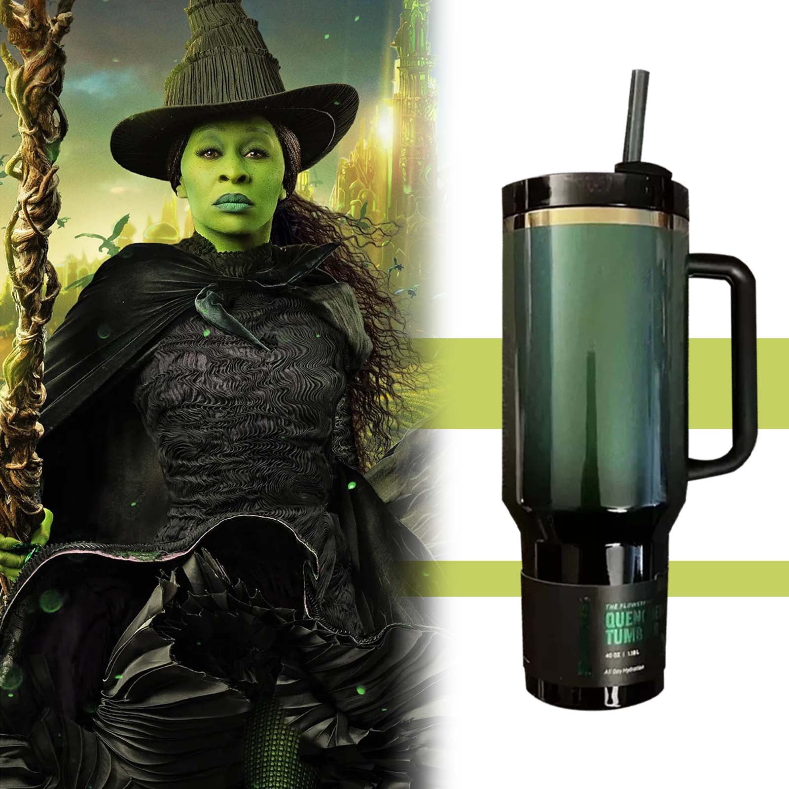 Hot Sale Wicked 40oz Tumbler with Handle Leak Proof Lid and Insulated ...