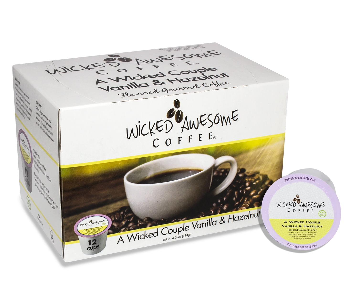 Wicked Awesome A Wicked Couple Vanilla & Hazelnut Flavored Coffee ...