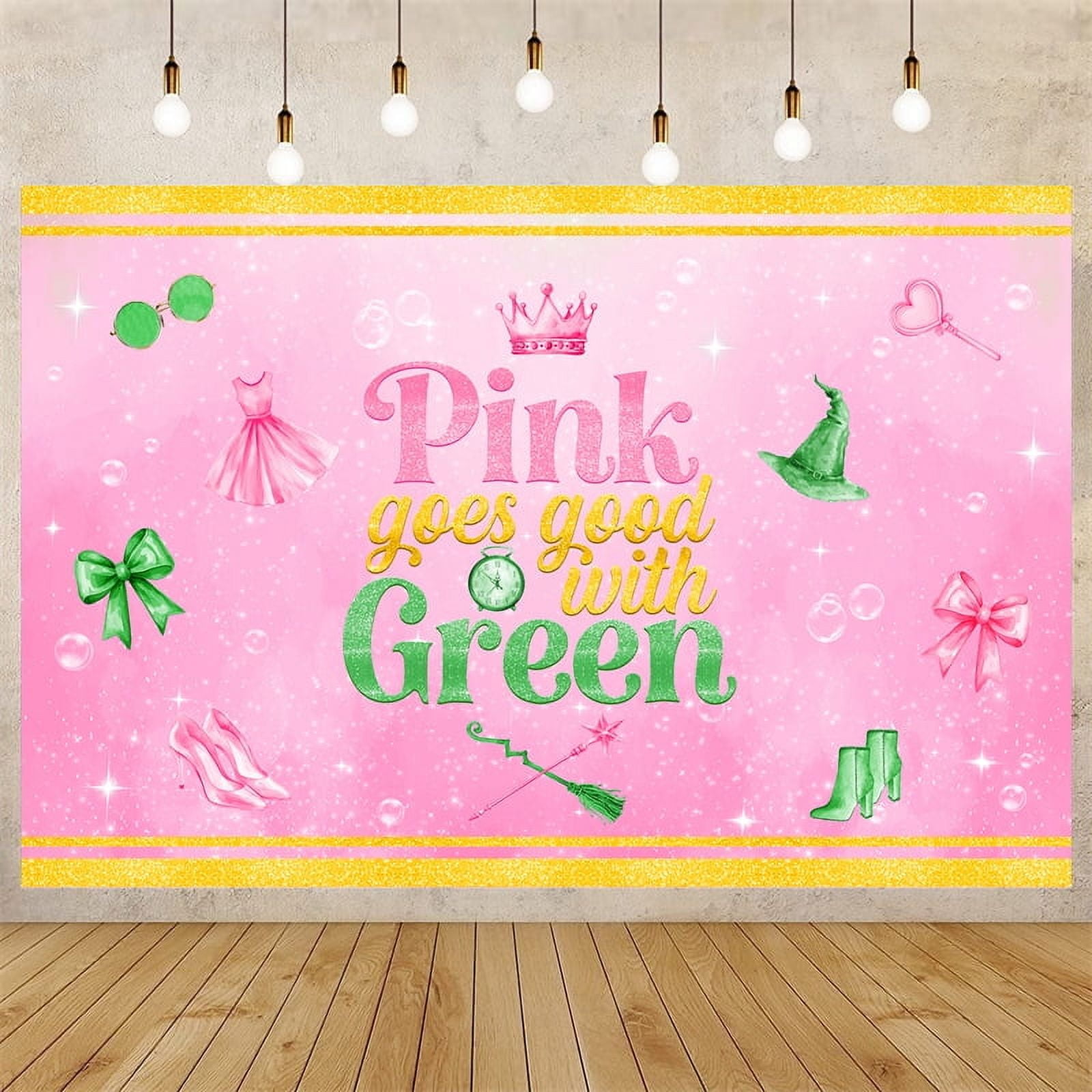 Wicked Backdrop Witch Birthday Party Decorations Banner Backdrop ...