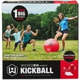 Wicked Big Sports Kids Outdoor Supersized Kickball Set with Pump, 3X ...