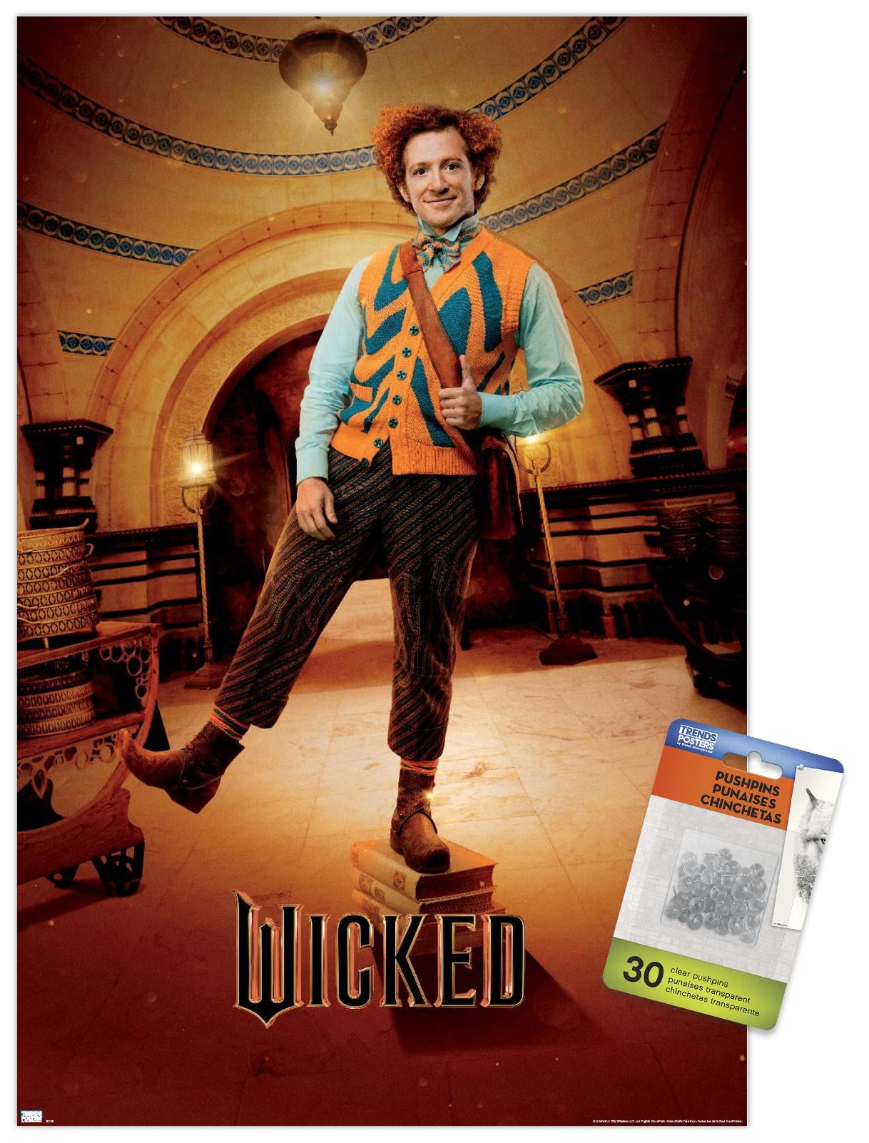 Wicked - Boq One Sheet Wall Poster with Push Pins, 14.725" x 22.375 ...
