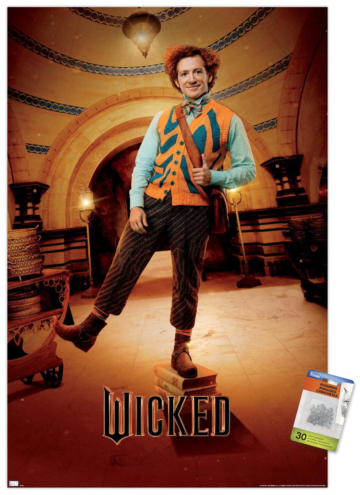 Wicked - Boq One Sheet Wall Poster with Pushpins, 22.375" x 34 ...