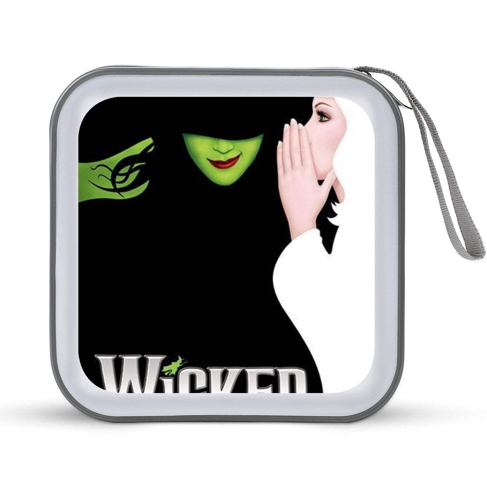 Wicked CD Case, 40 Capacity VCD/DVD Case Holders Wallet Hard Plastic ...