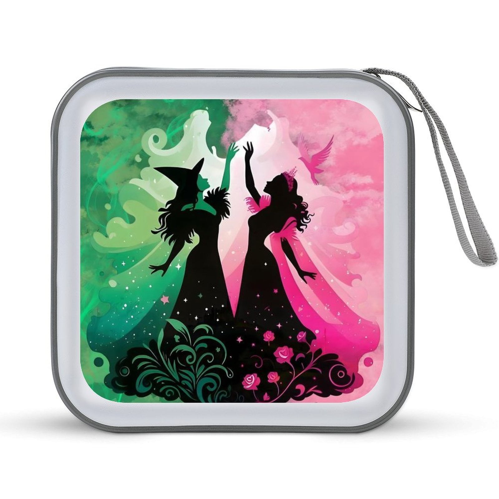 Wicked CD Case, 40 Capacity VCD/DVD Case Holders Wallet Hard Plastic ...