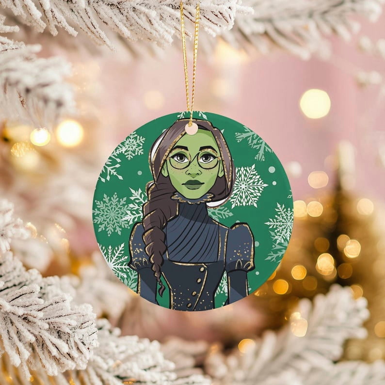Wicked Cartoon Elphaba Ornament – Broadway Fan Holiday Keepsake ...