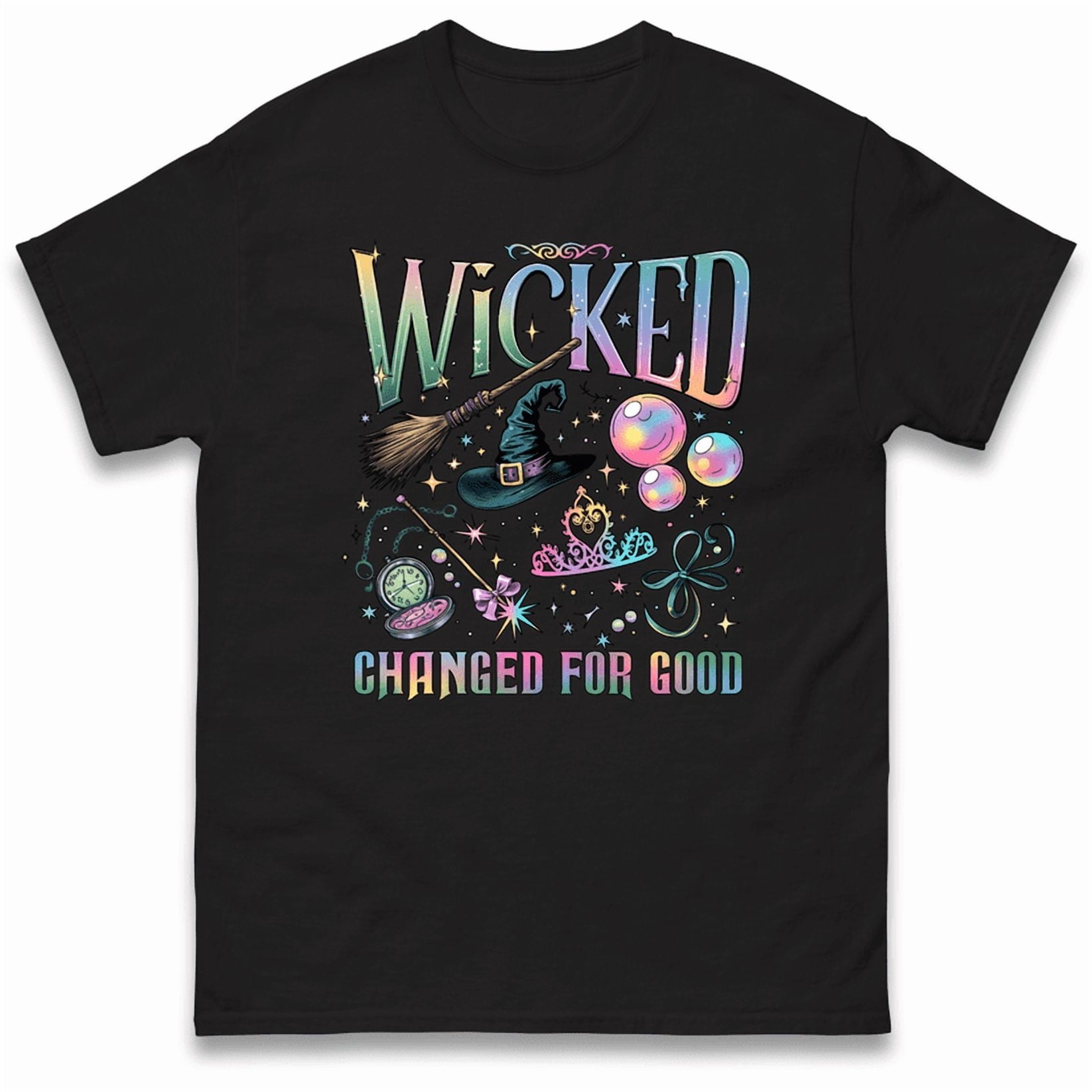 Wicked Changed For Good bootleg T Shirt,Black Color,Size 3XL - Walmart.com