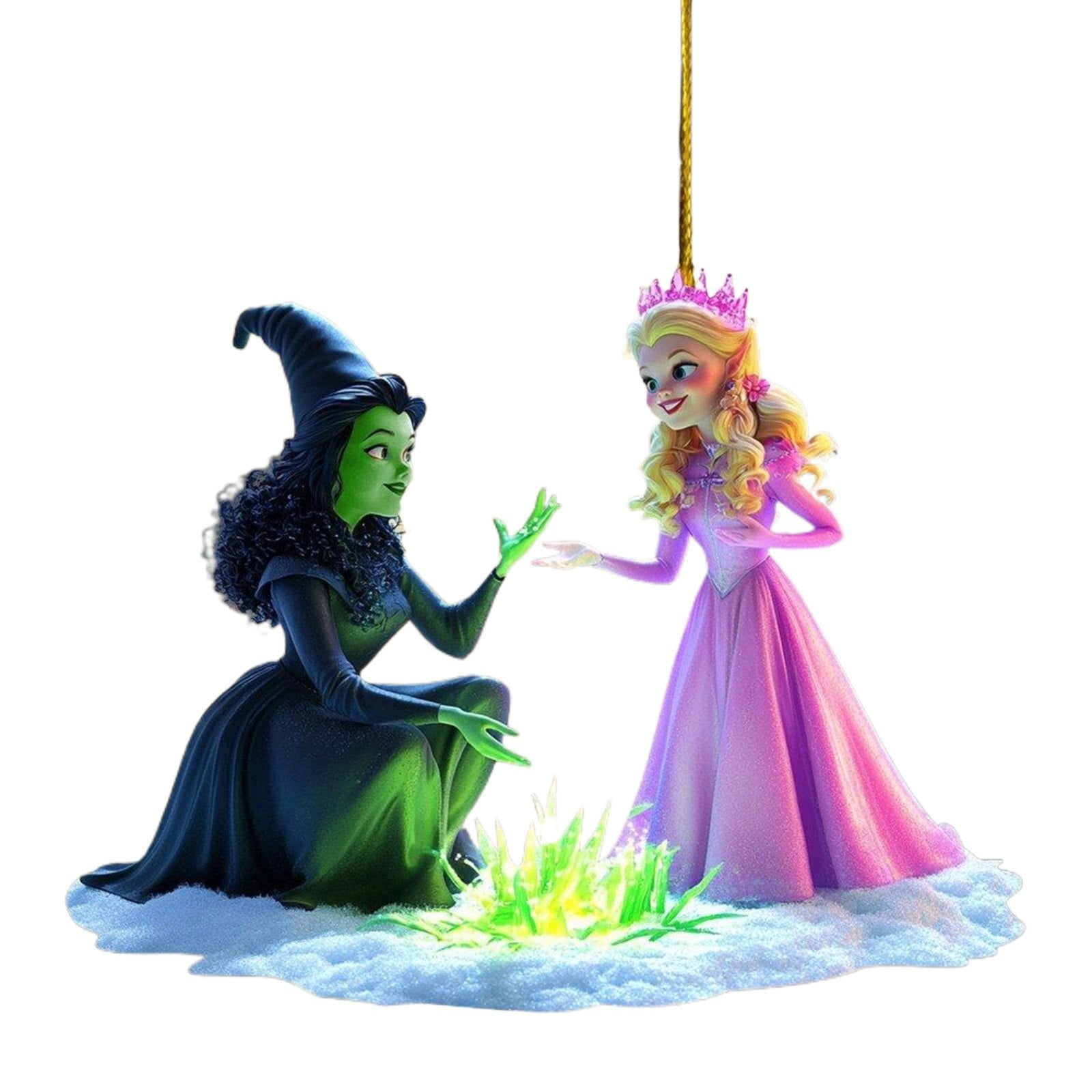 Wicked Christmas Ornament Hand Painted Wicked Ornaments for Christmas ...