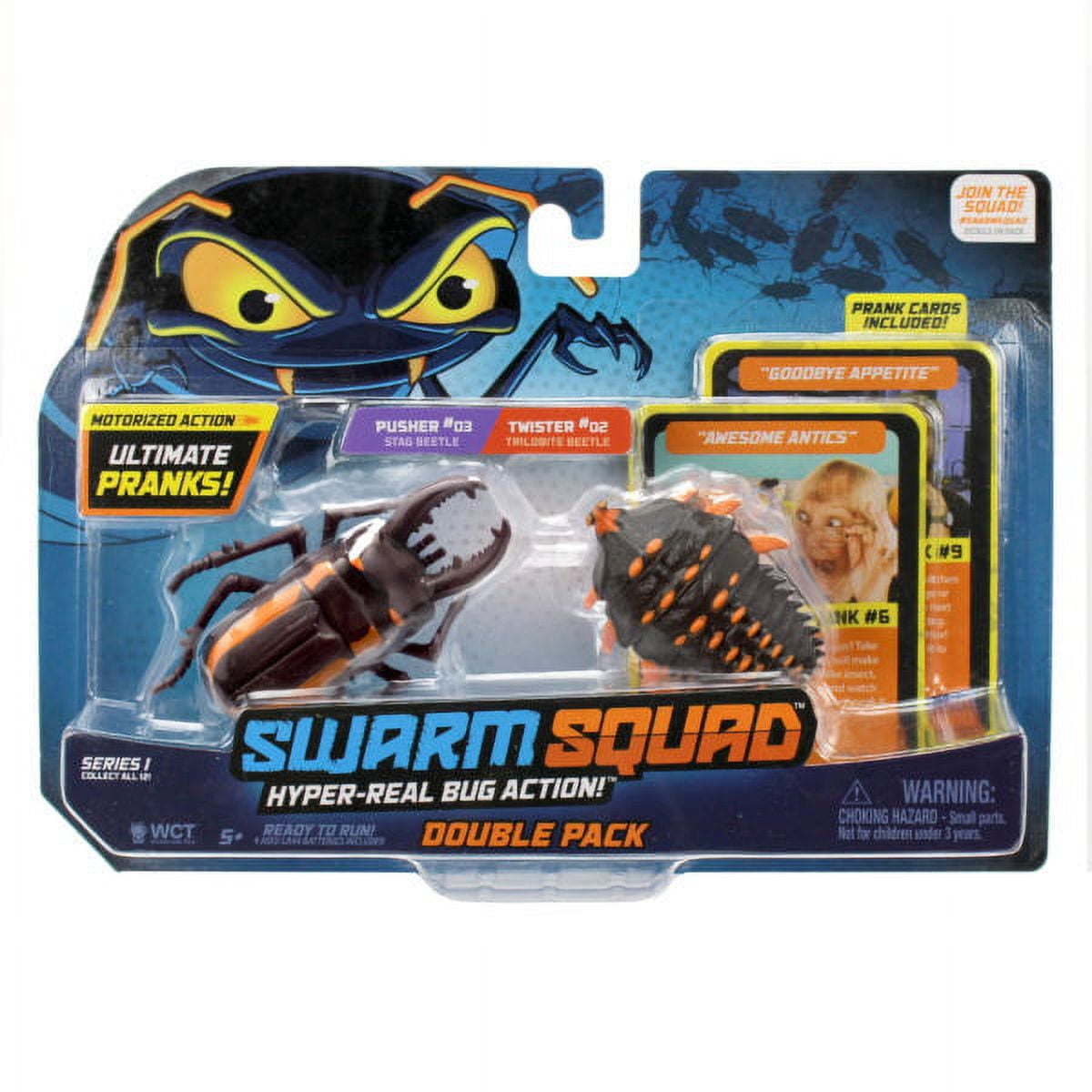 Wicked Cool Swarm Squad Twister 2 Vs Pusher 3 Bug Prank Pack - Walmart.com