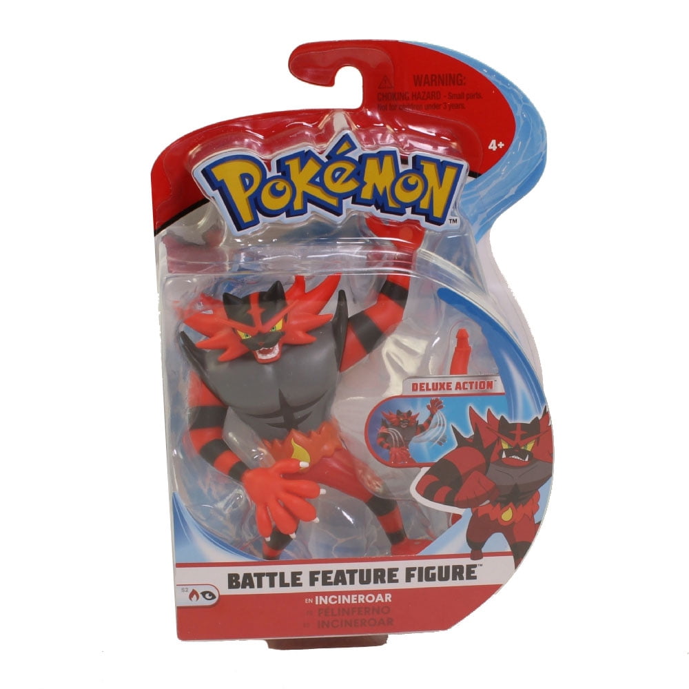 Pokémon Incineroar Collectible Action Figure, 4.5 inch - Walmart.com