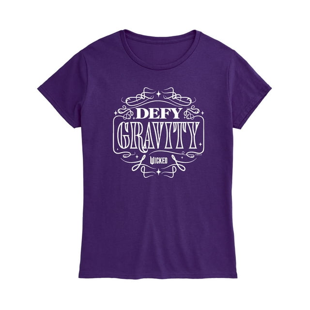 Wicked - Defy Gravity - Women's Fitted Graphic T-Shirt - Walmart.com