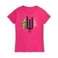Wicked - Elphaba And Glinda Side Profile - Women's Fitted Graphic T ...