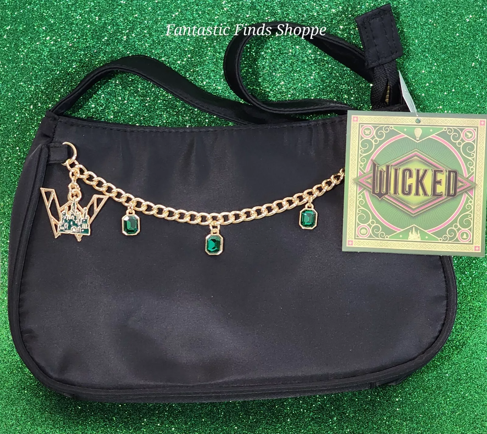 Wicked Elphaba Black Shoulder Bag Purse NEW UNUSED NWT Claire's ...