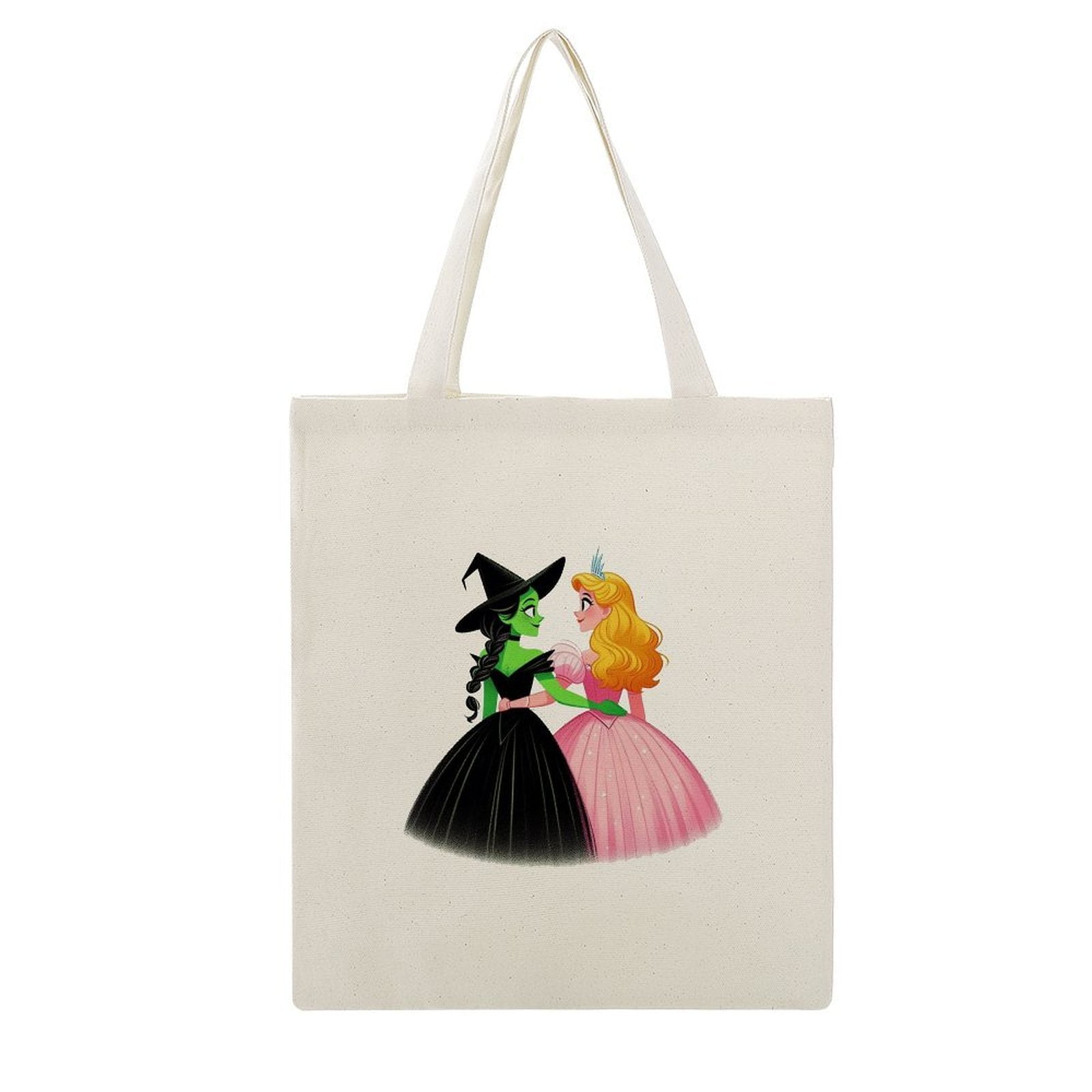Wicked Elphaba And Galinda Reusable Canvas Tote Bag Cloth Cotton Bags ...