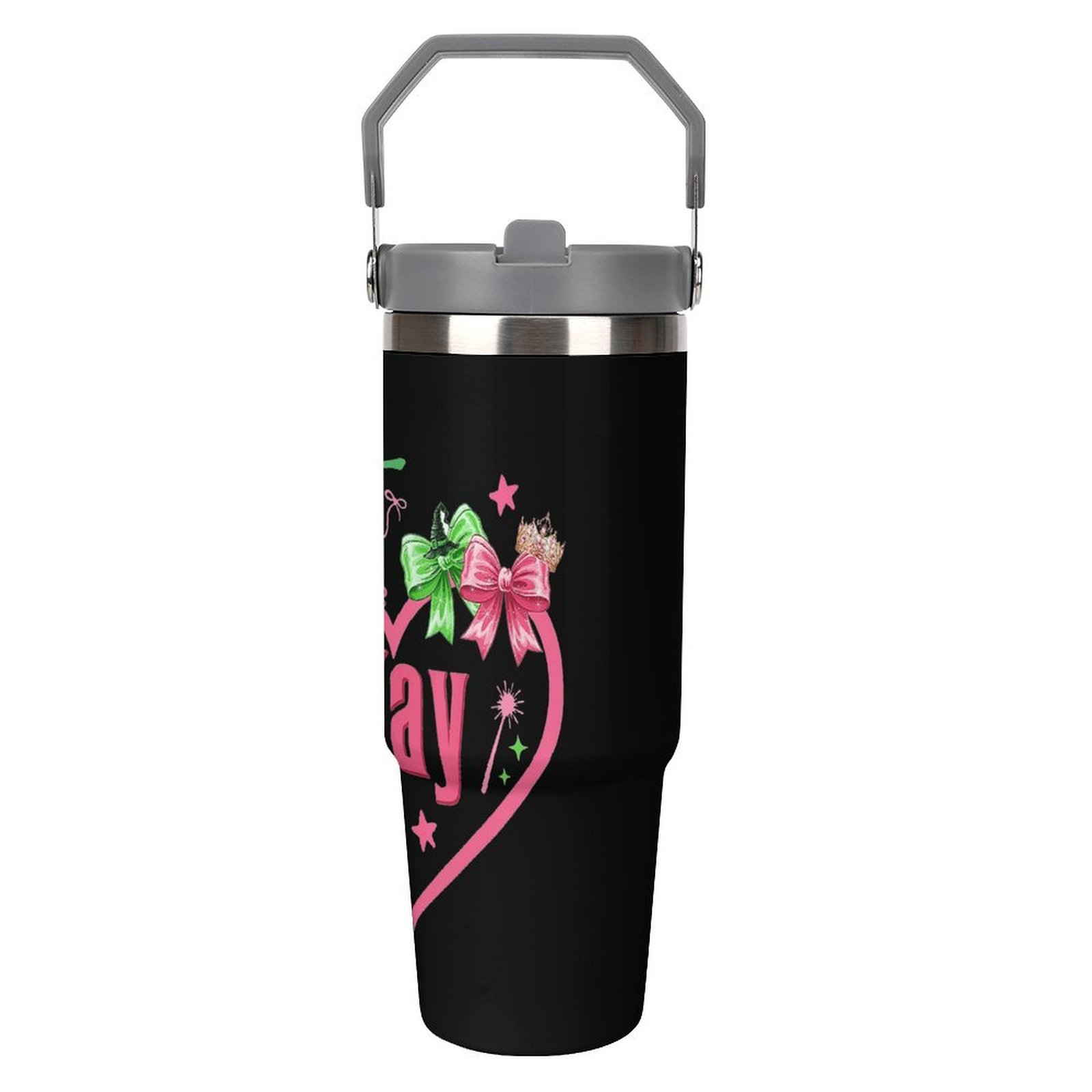 Wicked Elphaba And Galinda Stainless Steel Tumbler Car Cup 30 Oz with ...